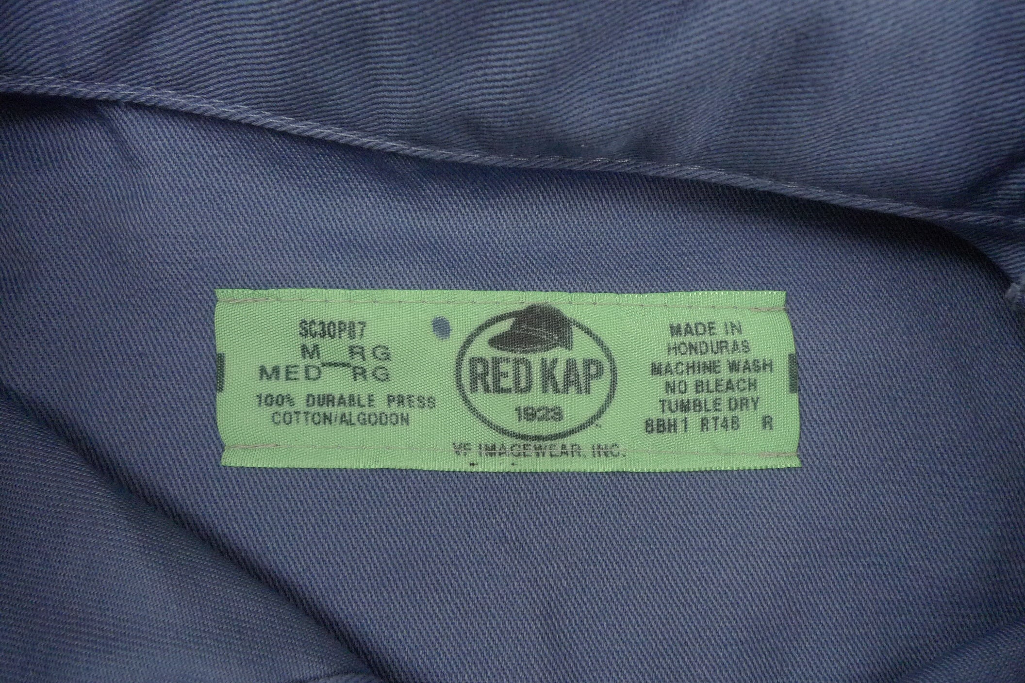 Vintage 80s/90s Mens 45 * Chrysler Mechanics Work Shirt By Red Kap ...
