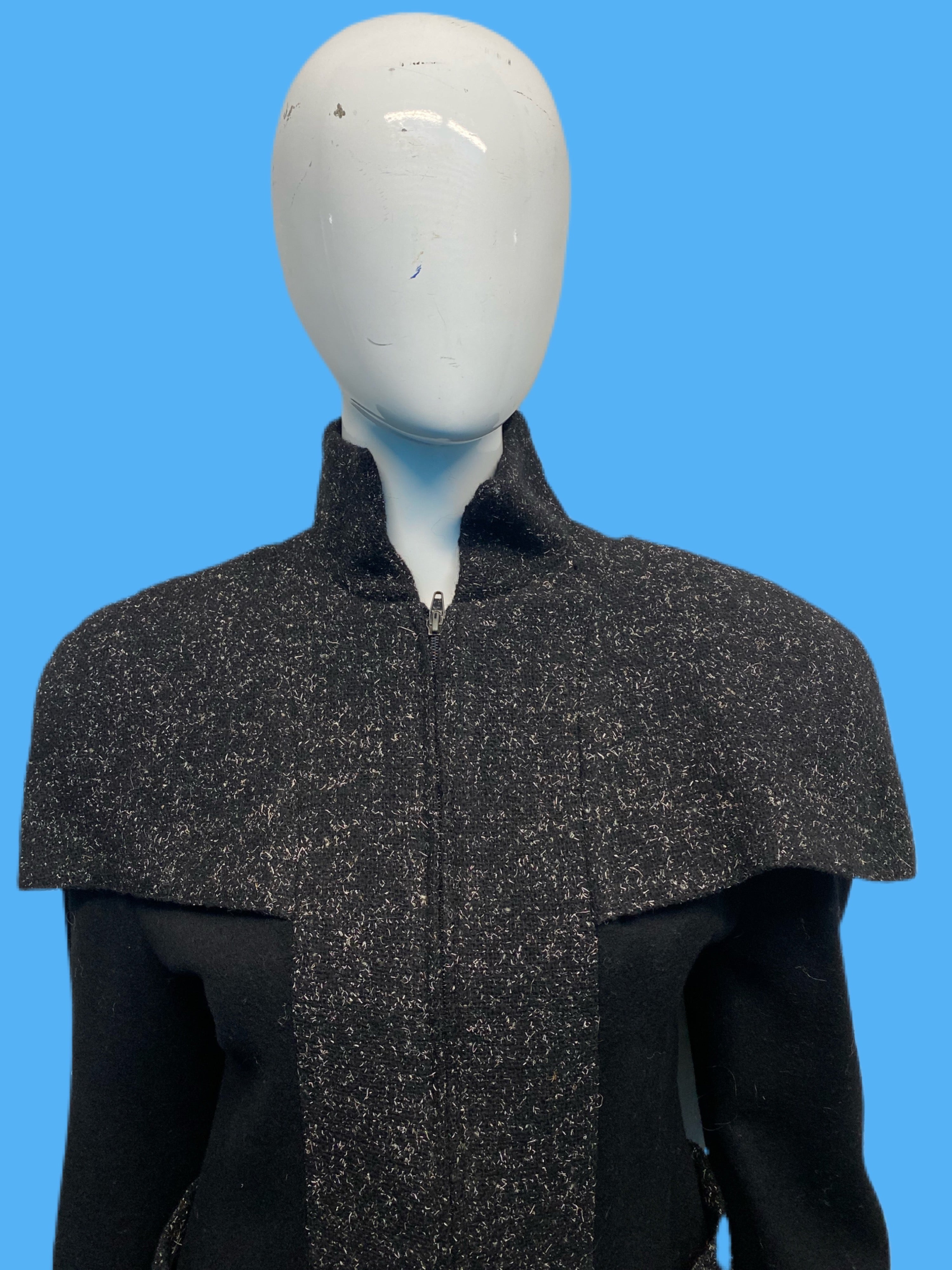 Vintage 80’s French Melange Wool Armor Jacket by christine castellane ...