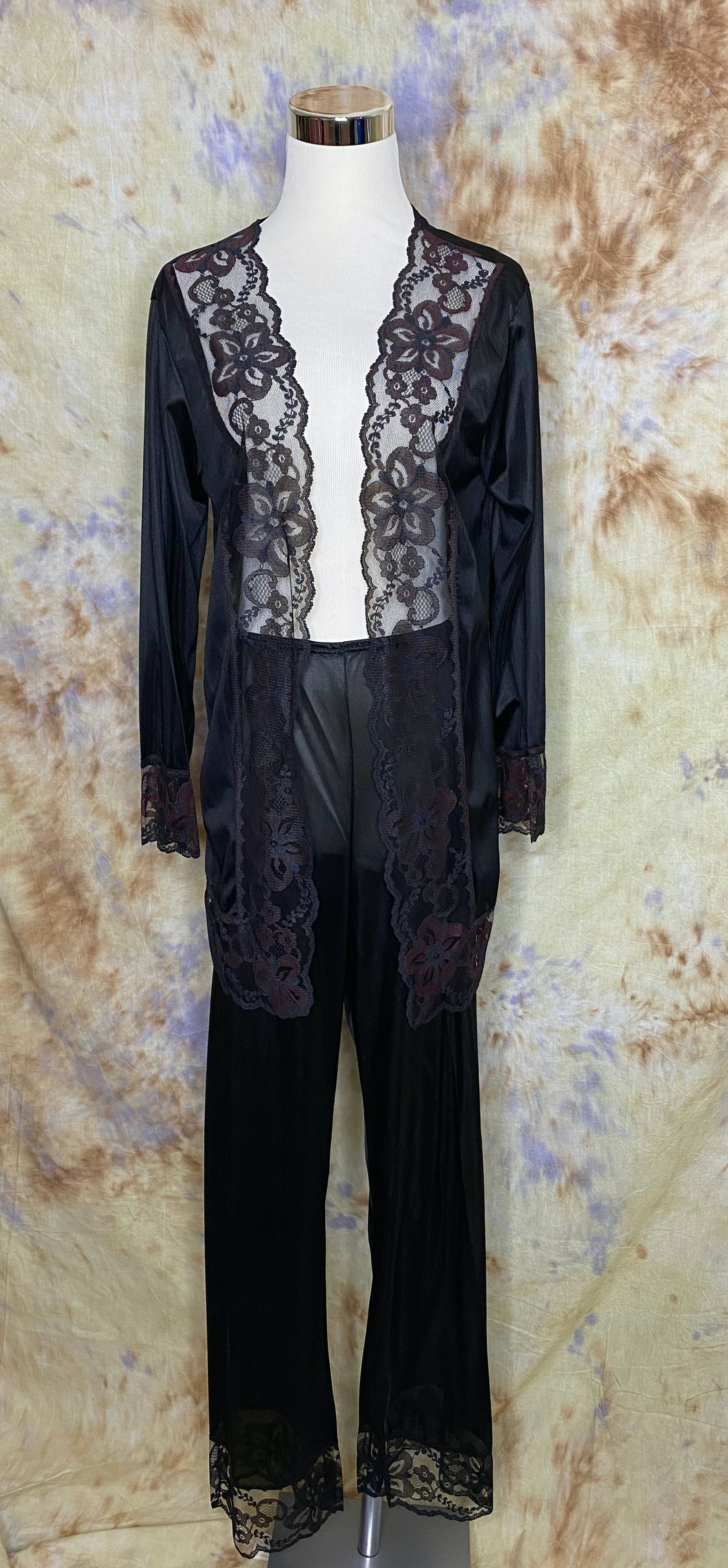 Vintage 80's Sheer Black Lingerie Set by Undercover Wear | Shop THRILLING