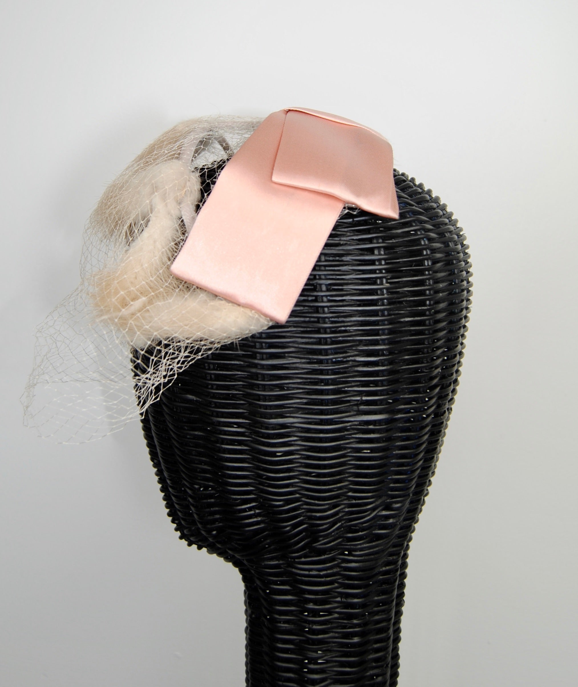 Vintage 50s/60s Silk And Fur Hat Headpiece | Shop THRILLING
