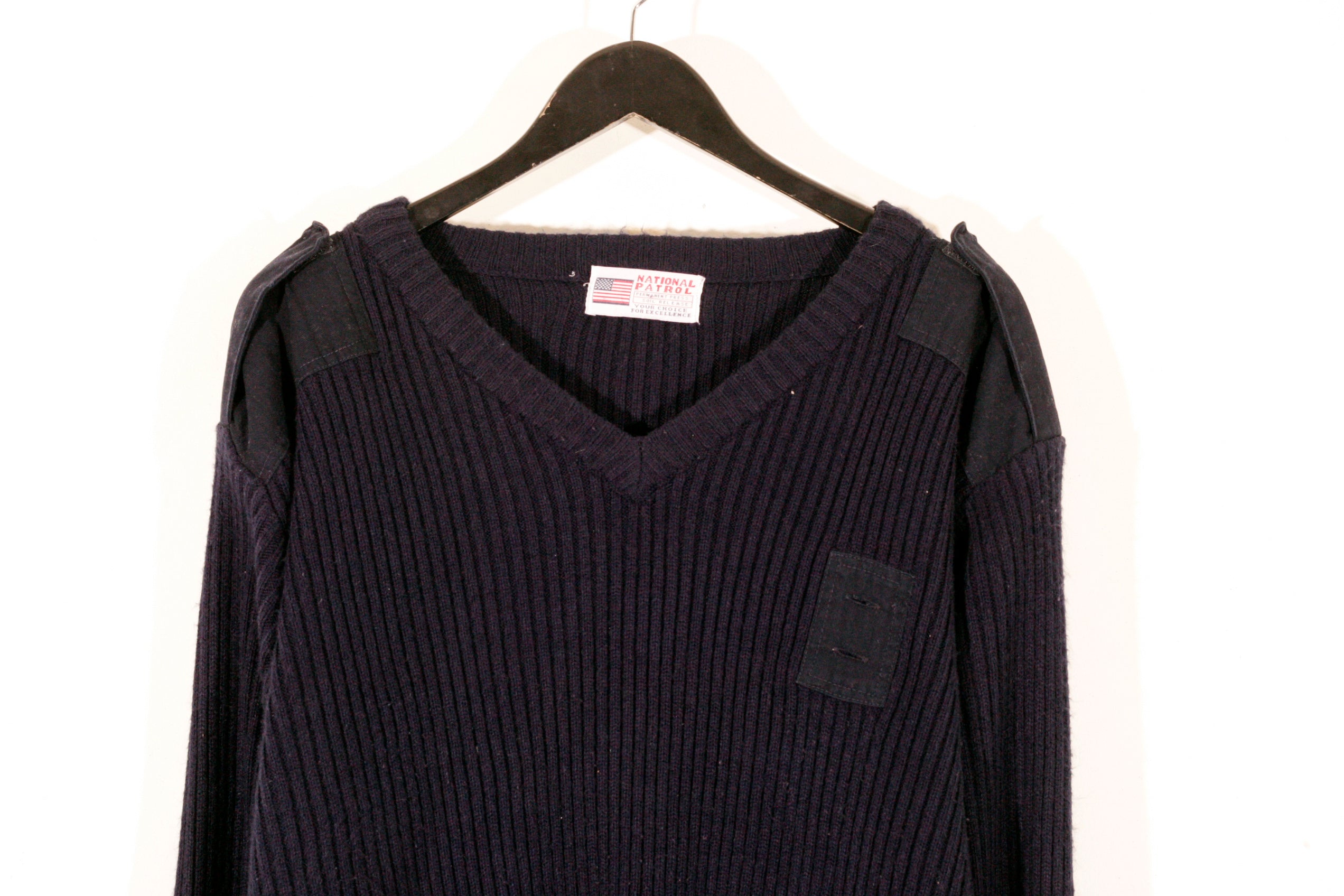 Vintage 90s Military Commando Sweater Navy Woolly Pully Usa 2x By ...
