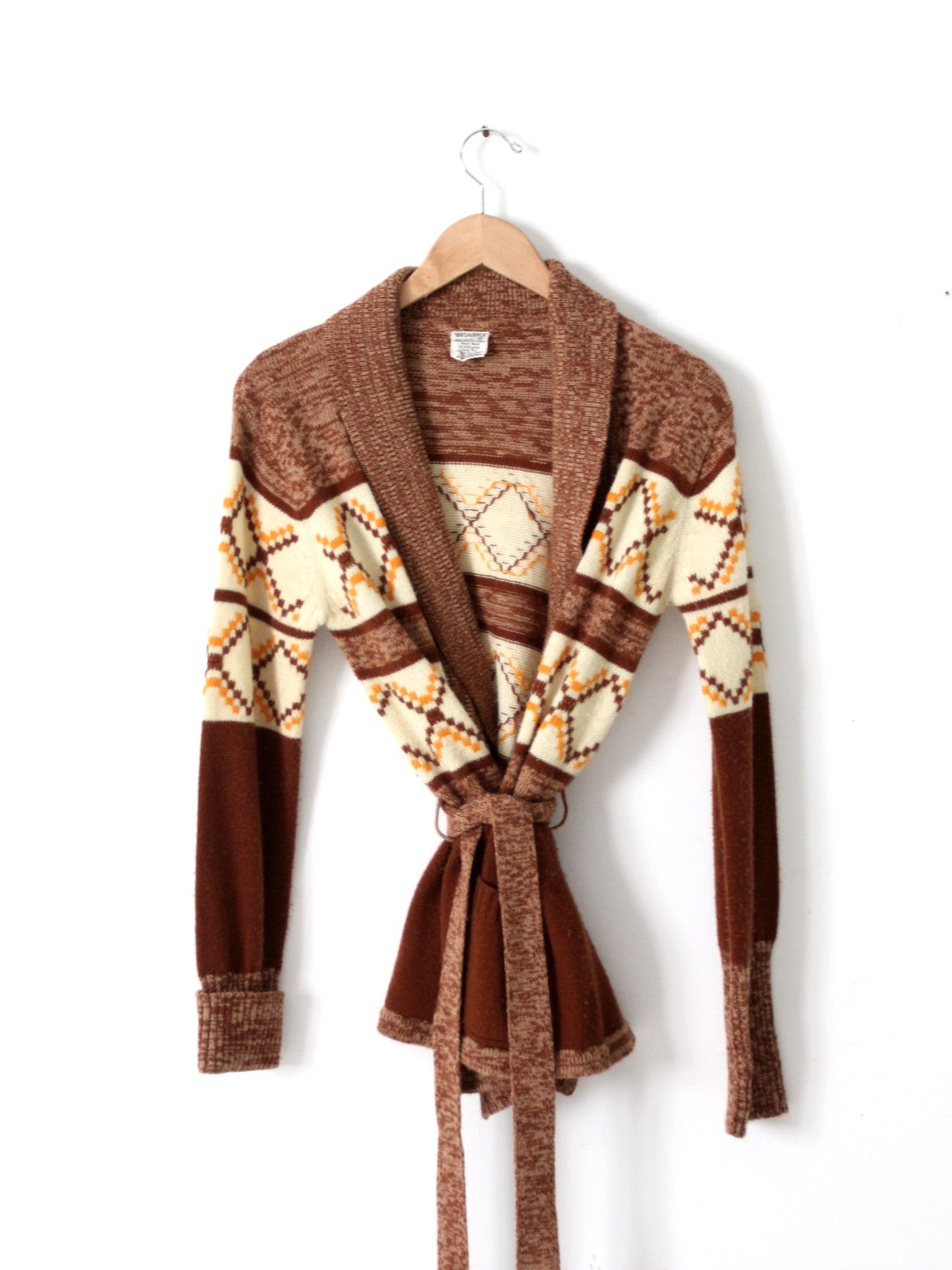 Vintage 70s Hippie Wrap Sweater | Shop THRILLING