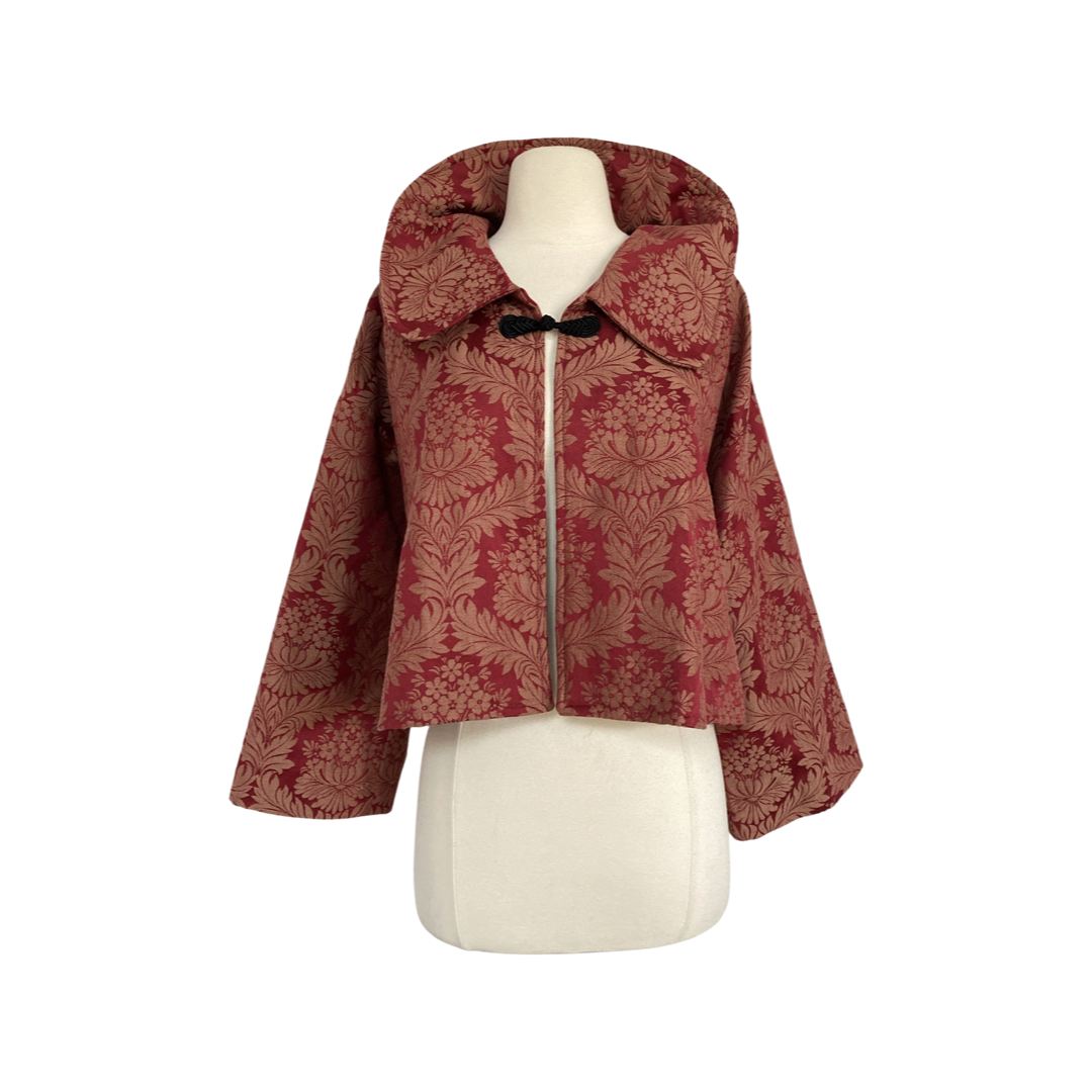 Vintage 90s/00s Stunning Embroidered Baroque Cropped Caplet Jacket ...