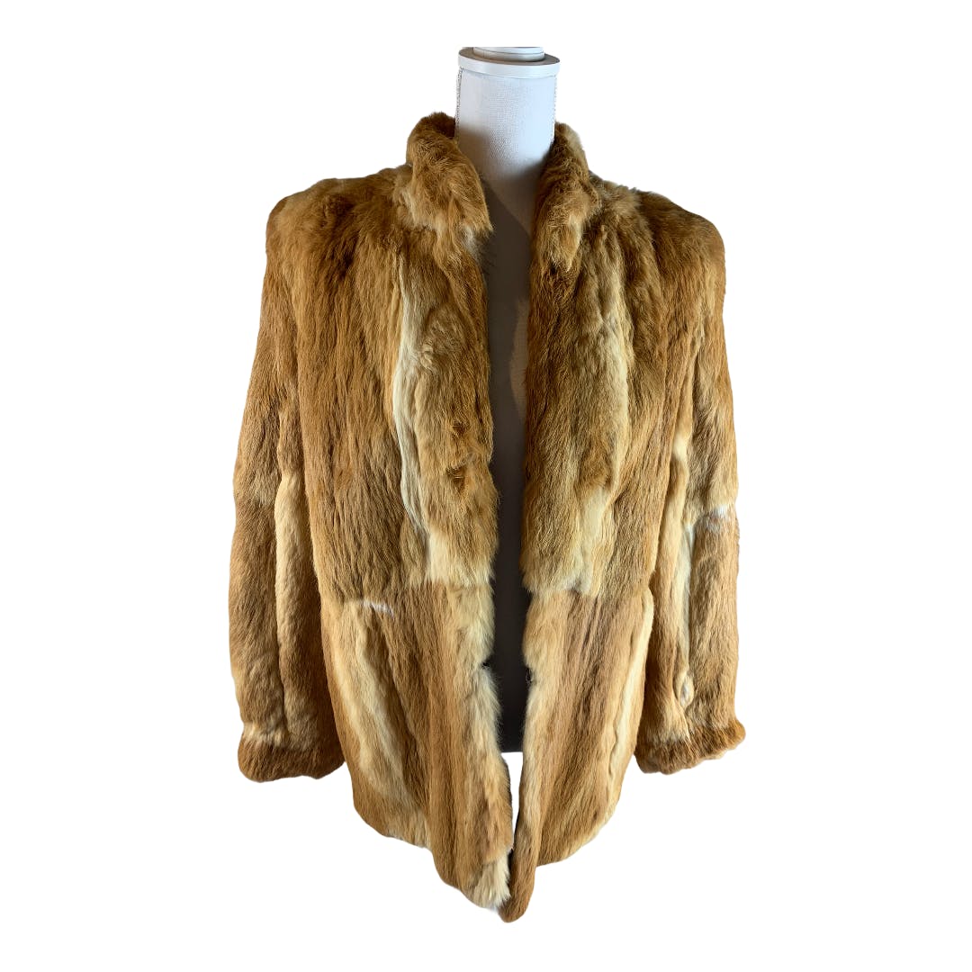 Vintage 70’s/80’s Soft Tan Fur Coat by Jacques Saint Laurent | Shop ...