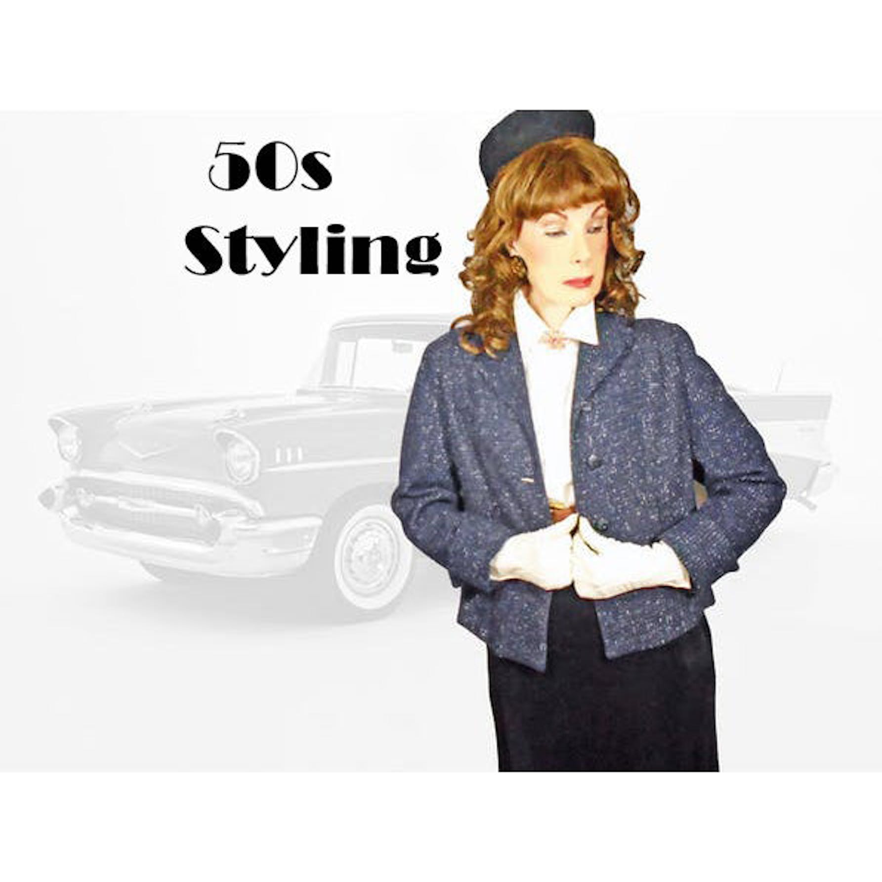 Vintage 50s Atomic Fleck Jacket Boxy Blazer High Fashion | Shop THRILLING