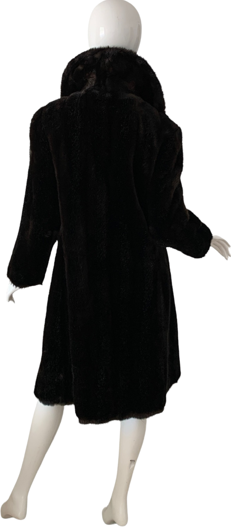 Vintage 70s 70s Mod Faux Fur Mahogany Mink Mod Coat By Hanna | Shop ...