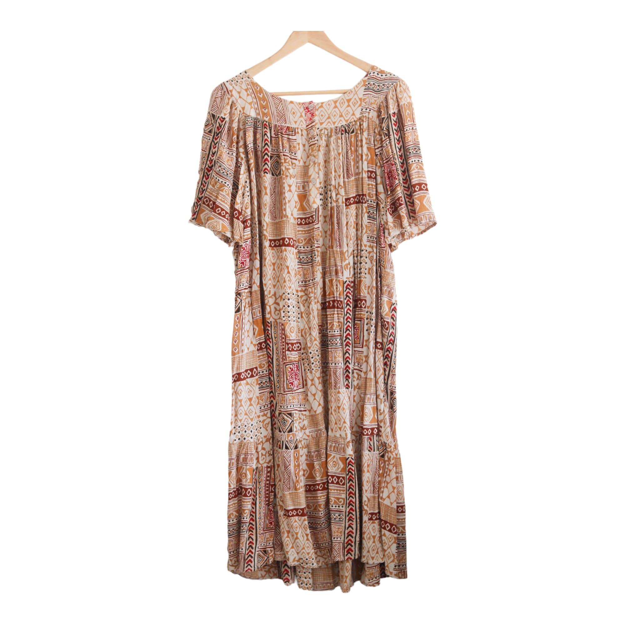 90s Plus Size Vintage Boho Dress By Made In India | Shop THRILLING