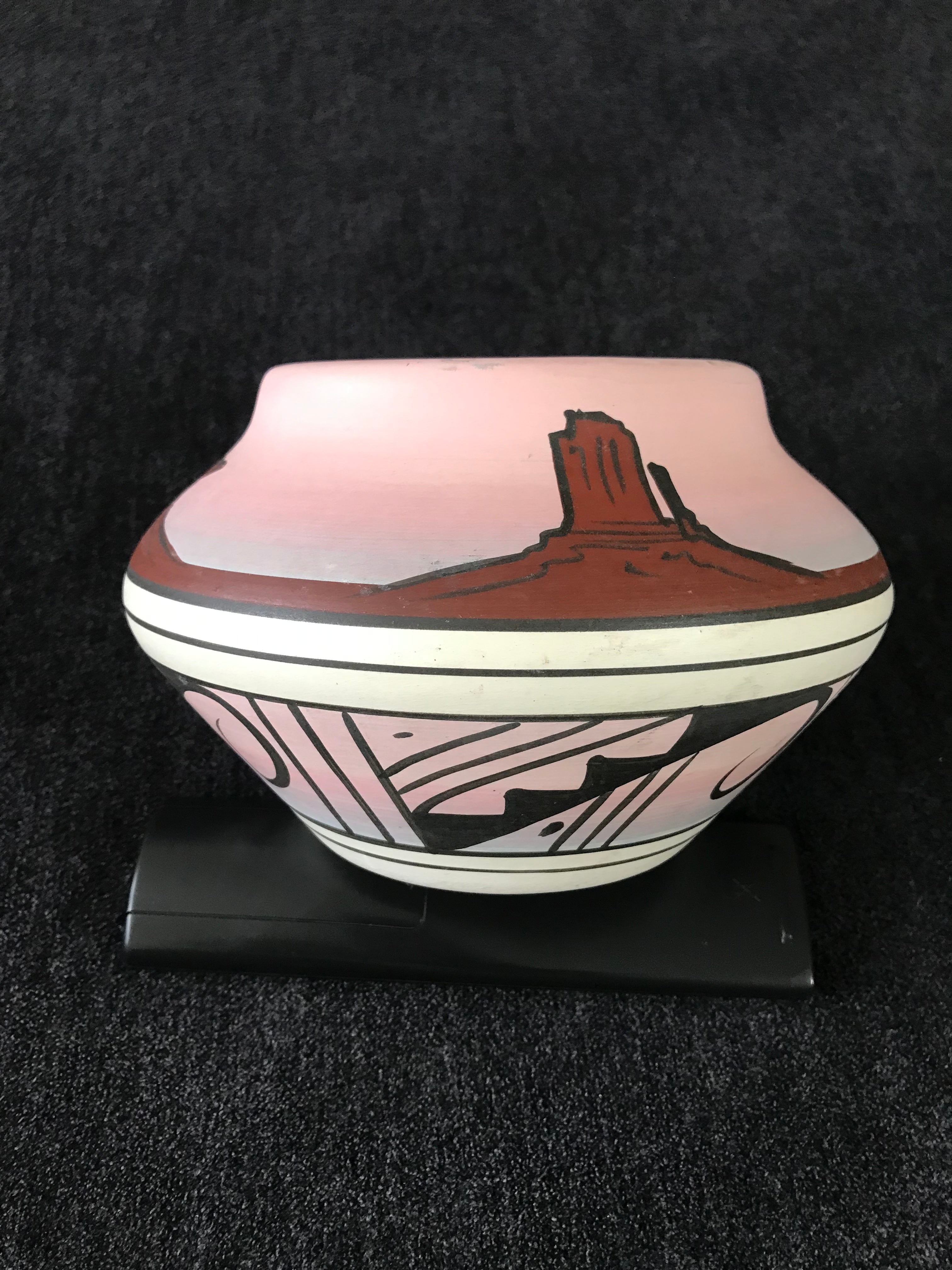 Vintage 60s/70s Dine Navajo Native American Pottery Vase Handmade By ...