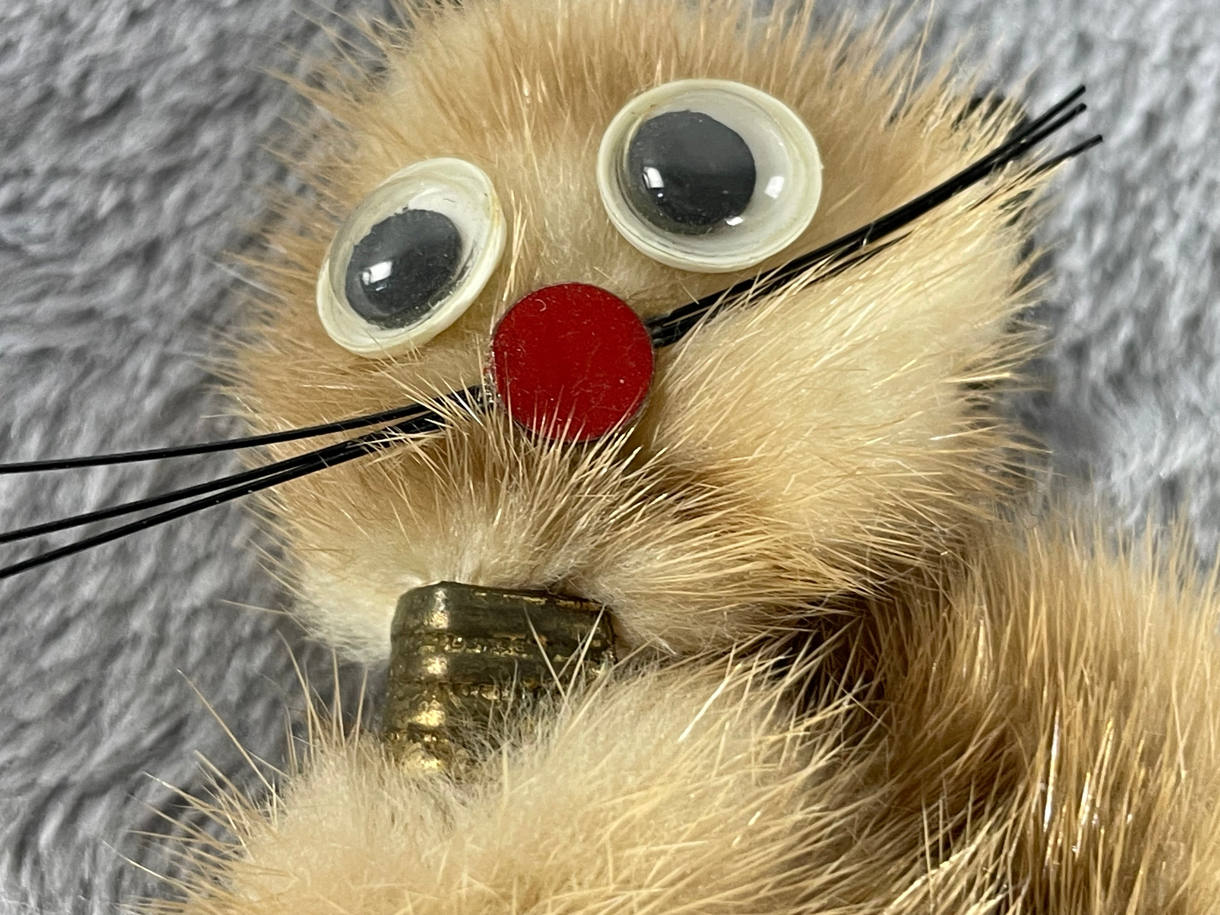 Vintage 50s/60s Authentic Mink Cat Pin,novelty Brooch | Shop THRILLING