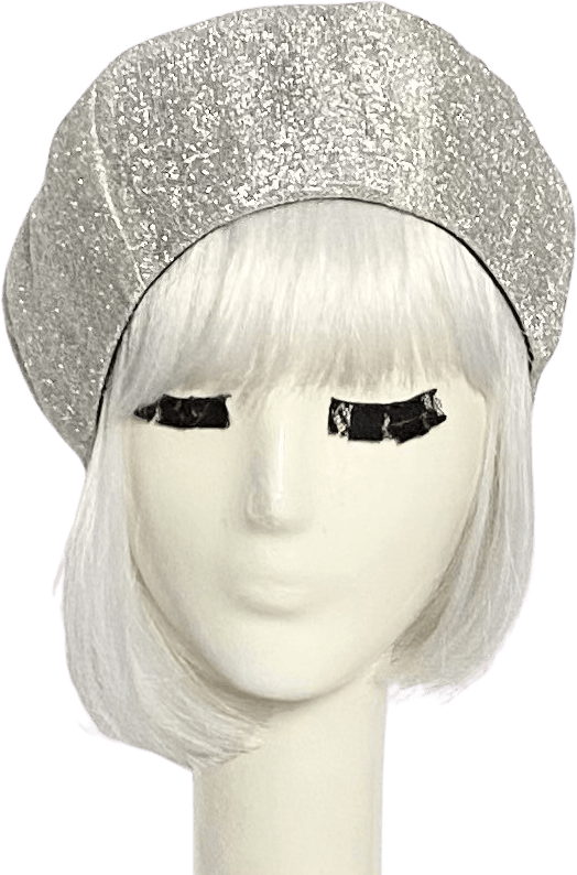 Vintage Silver Metallic Beret Hat | Shop THRILLING