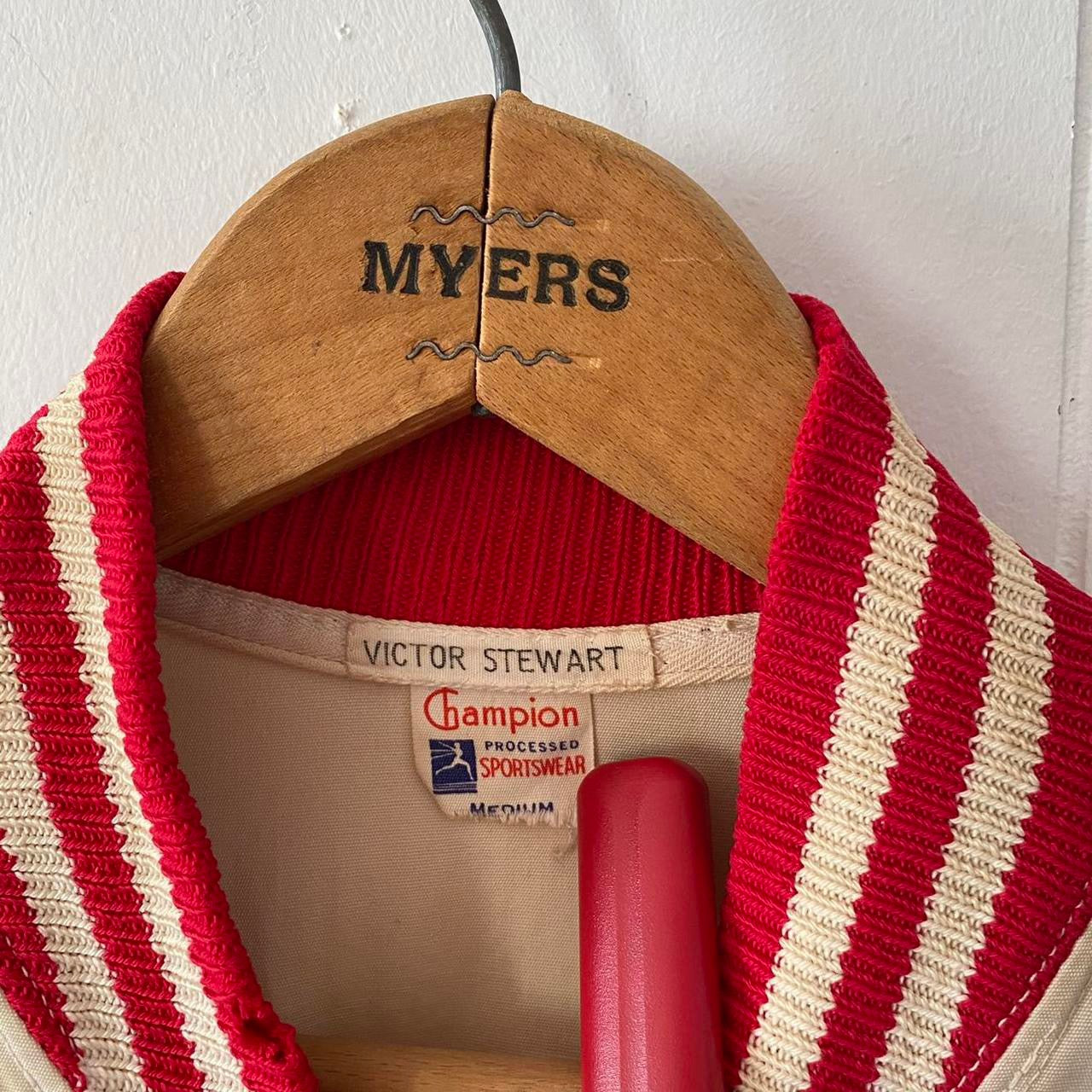 Vintage 50s Rare Champion Running Man University Jacket by Champion ...