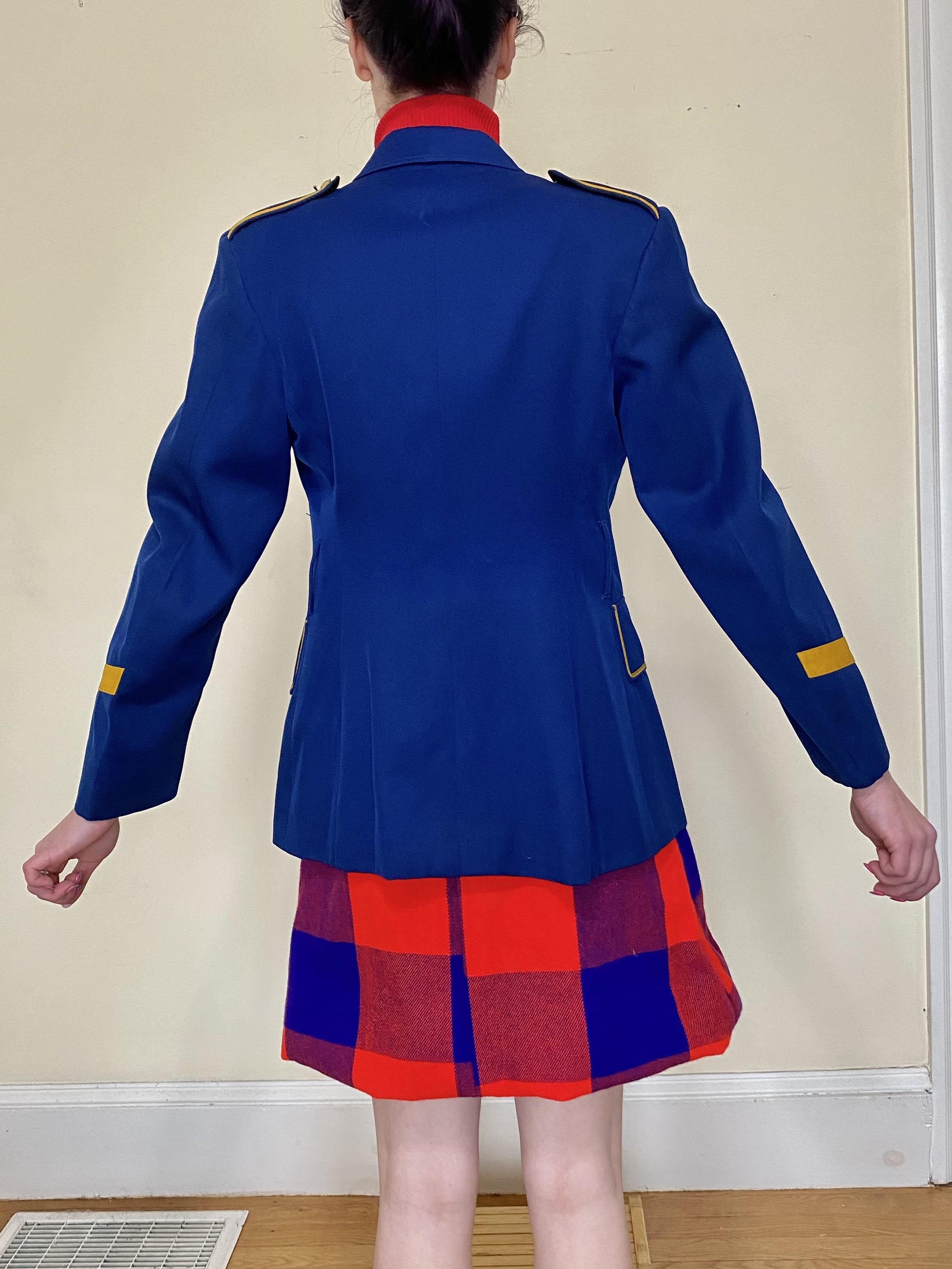 Vintage 60’s Bright Blue Band Uniform Jacket | Shop THRILLING