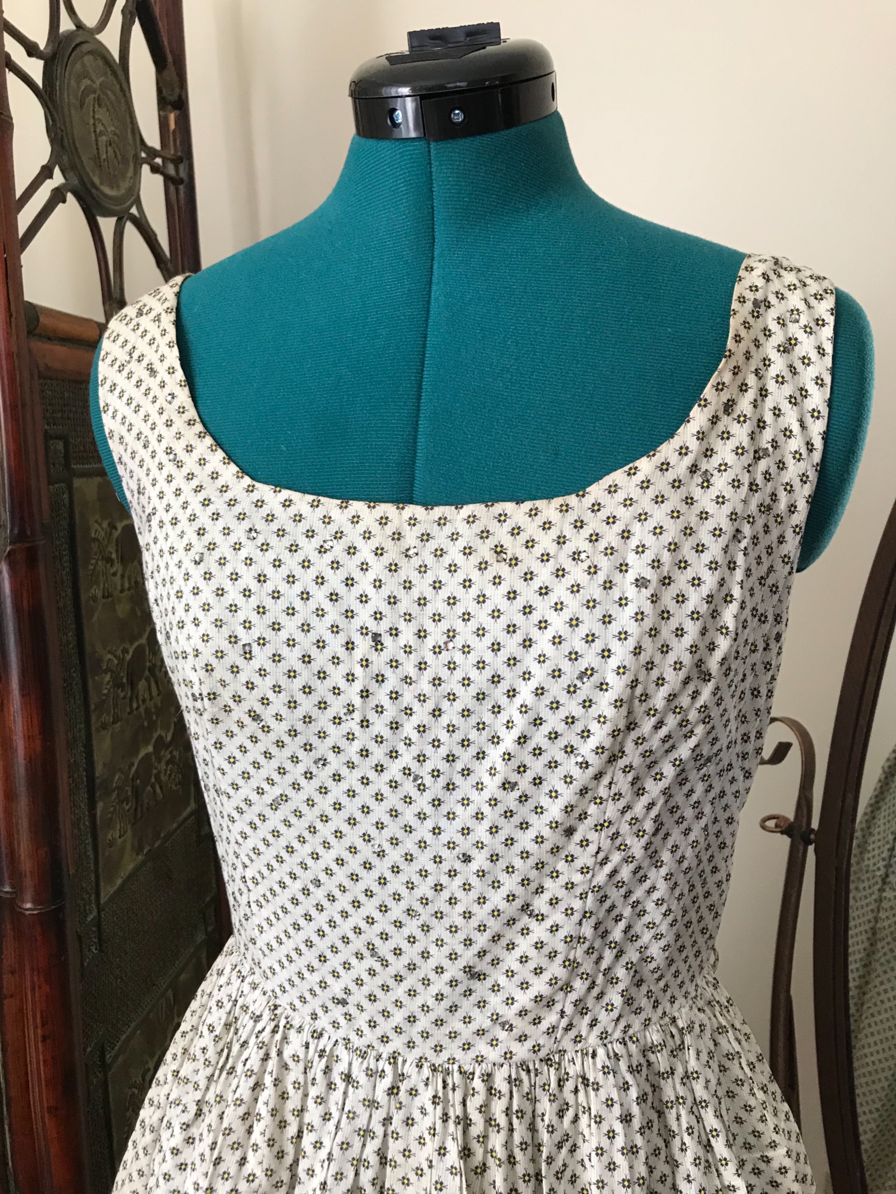 Vintage 50's Sundress with Rhinestones | Shop THRILLING