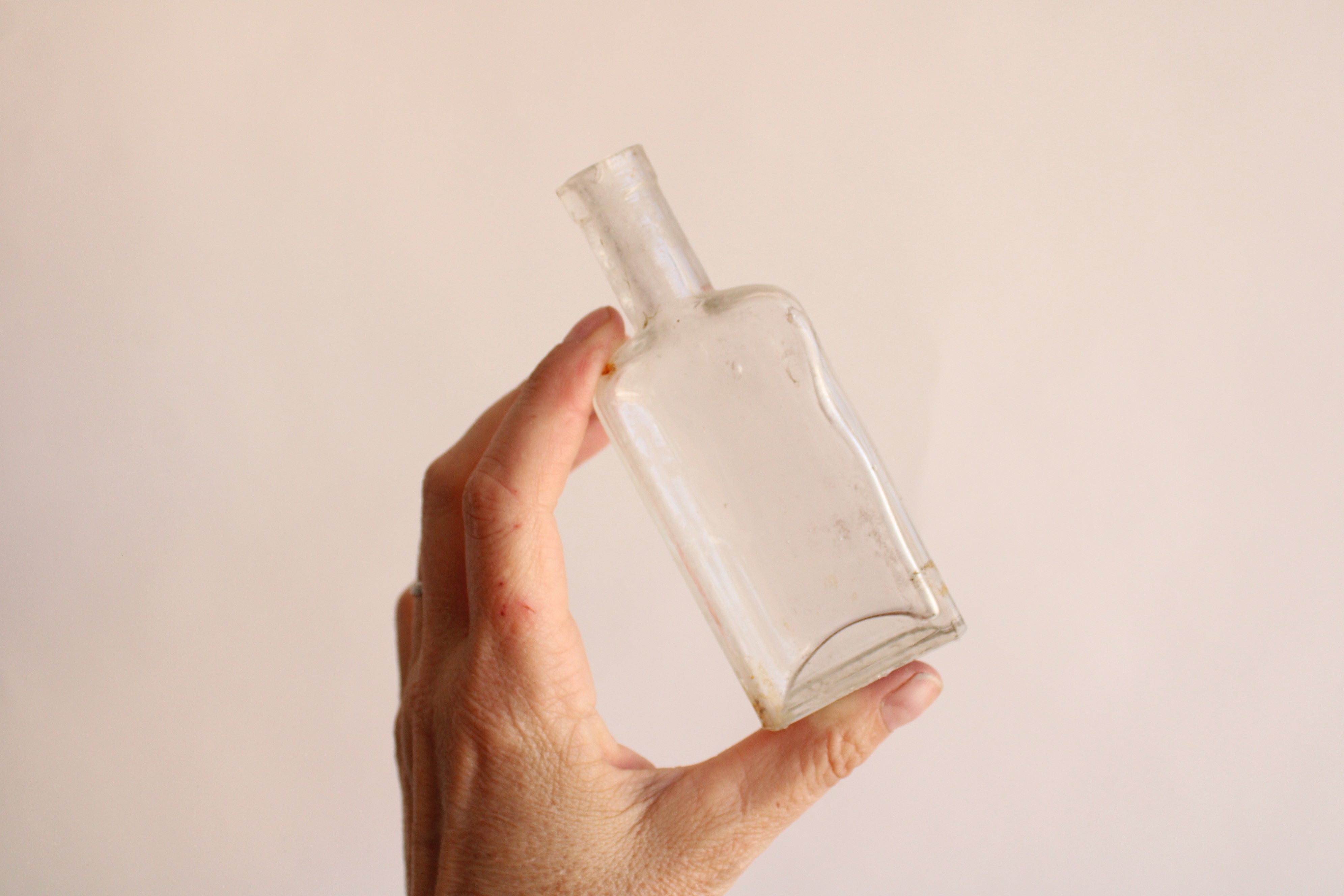 Vintage 10s/Edwardian Antique Sauer's Extract Clear Glass Bottle By ...