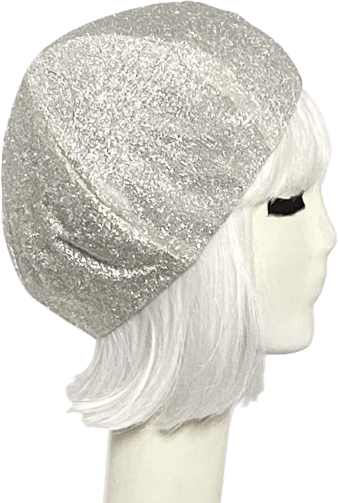Vintage Silver Metallic Beret Hat | Shop THRILLING