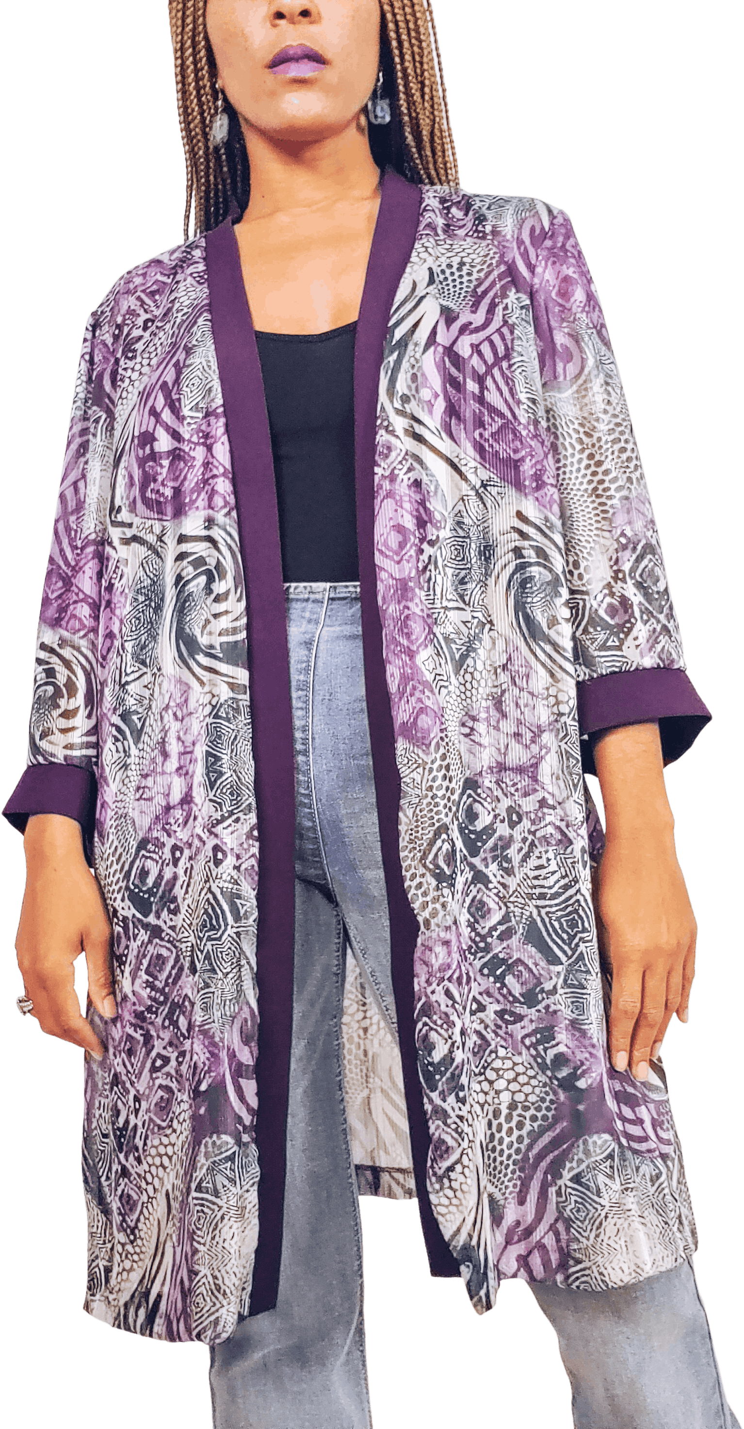 Vintage Sheer Printed Duster | Shop THRILLING