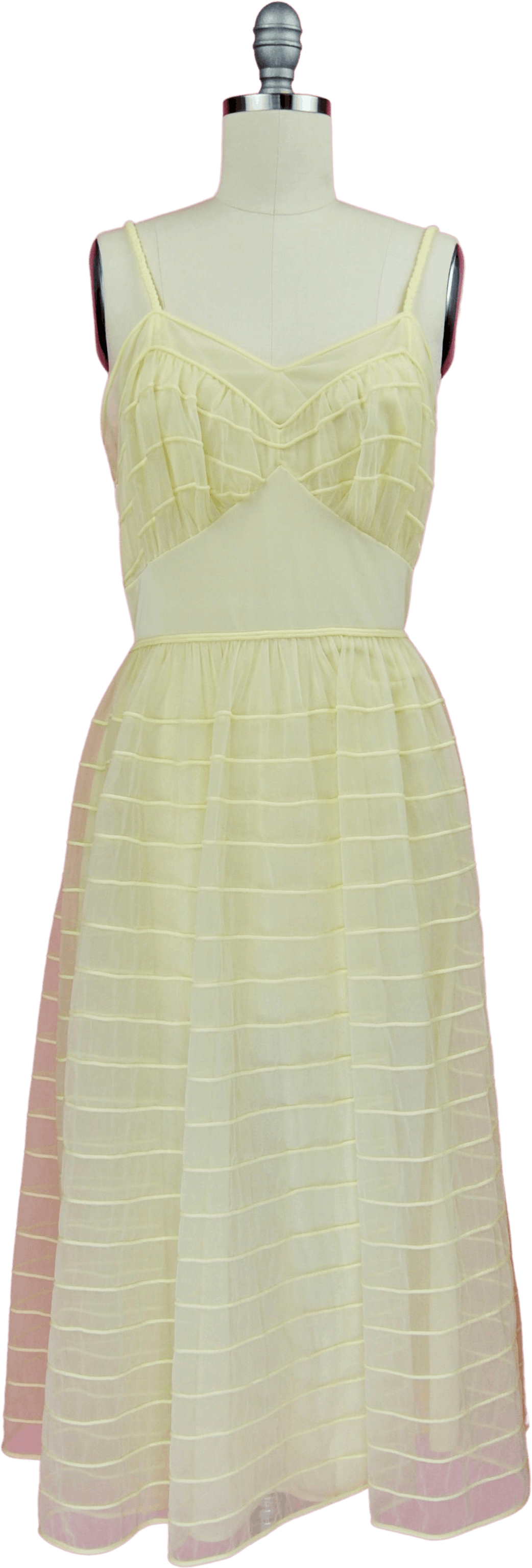 Vintage 50s Rare Pale Yellow Night Gown Peignoir Set By Shadowline ...