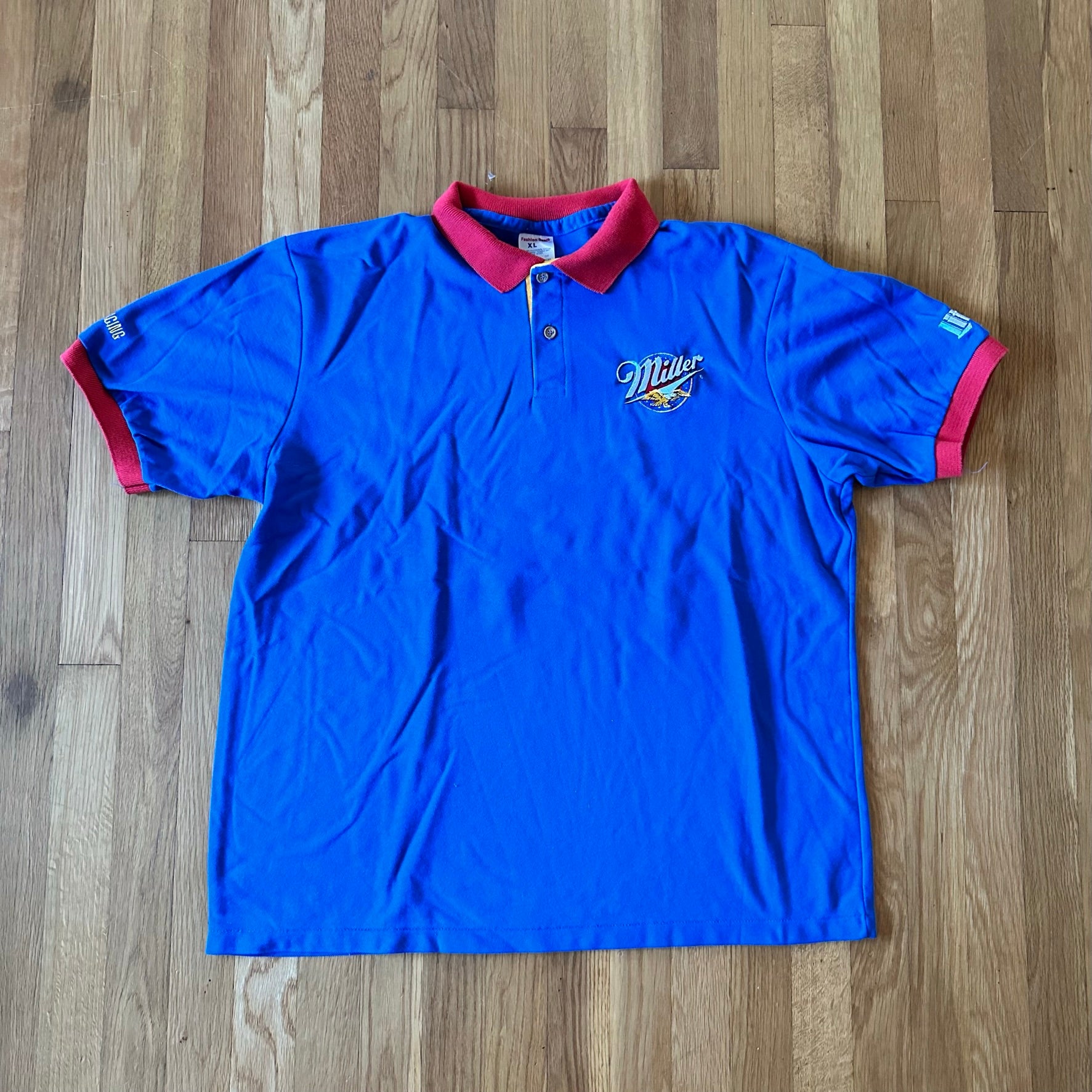 Vintage 90s Miller Lite Polo Shirt By Miller Lite | Shop THRILLING
