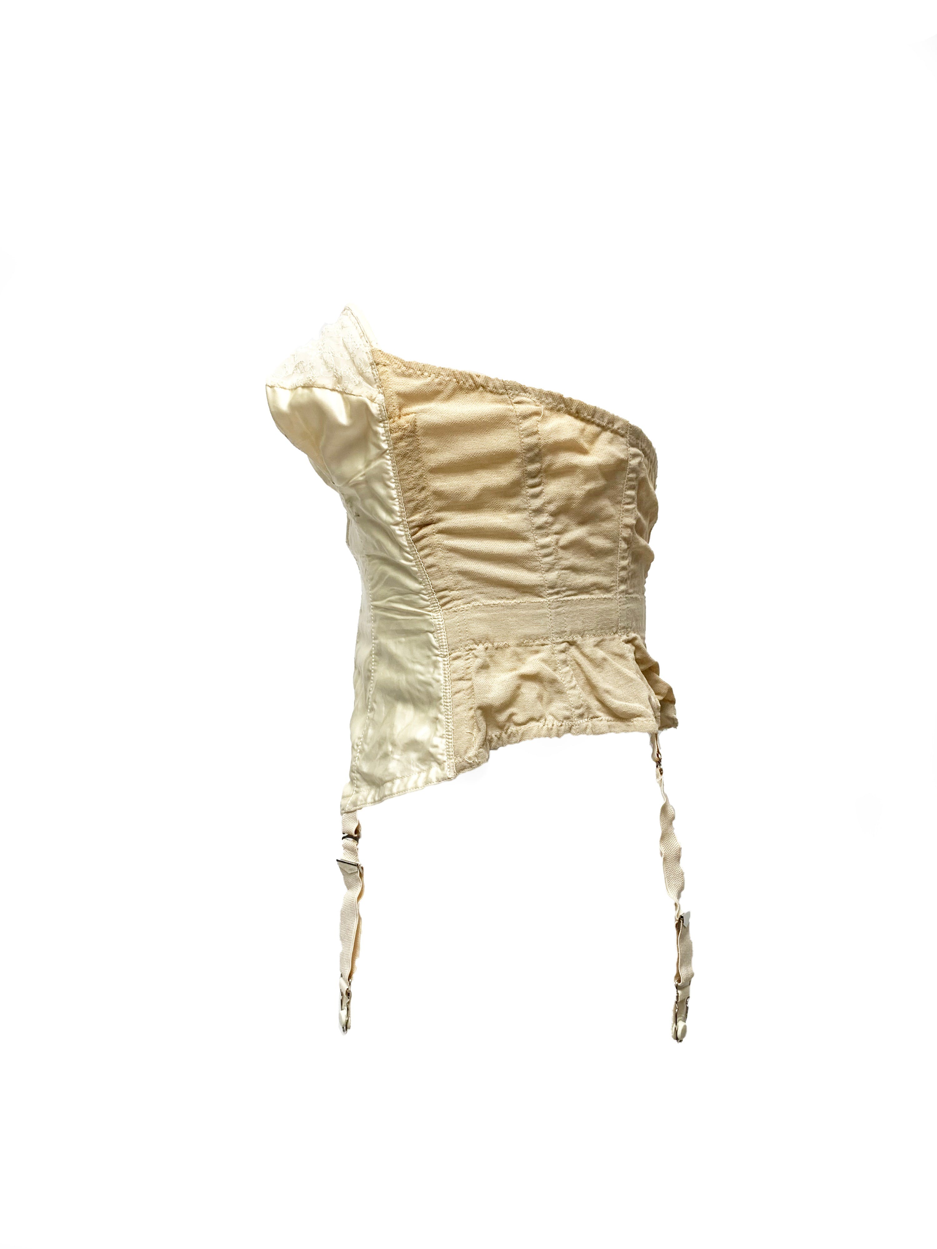 Vintage 40's/50's Glamorous Pinup Overwire Bullet Corset by De Milo ...