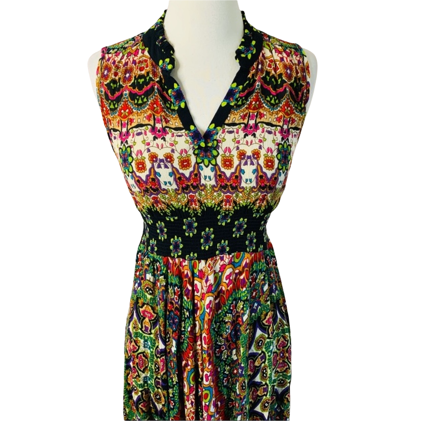 Vintage Bila Maxi Handkerchief Hem Maxi Boho Dress By Bila | Shop THRILLING