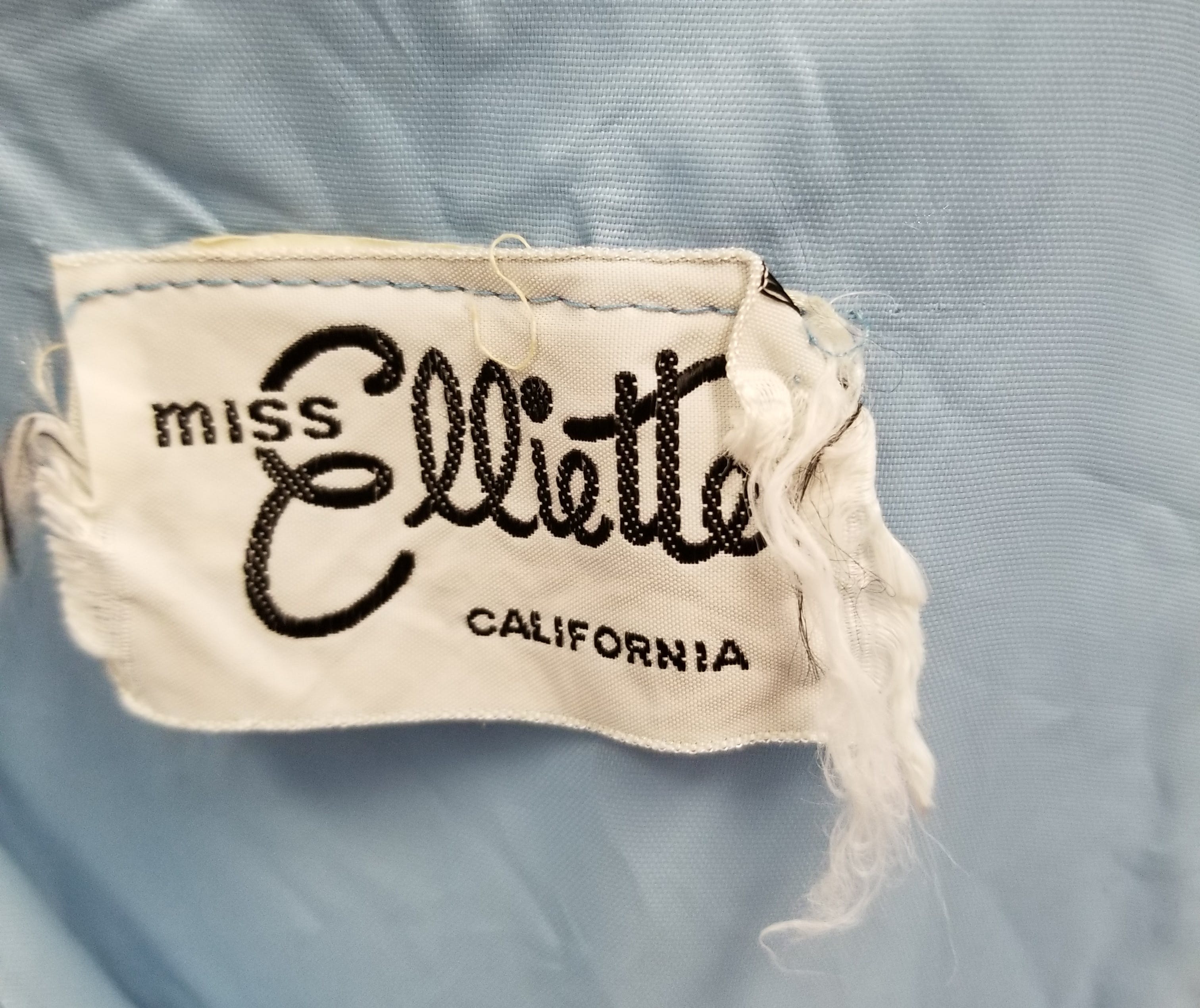 Vintage 60's V-Neck Chiffon Evening Gown by Miss Elliette | Shop THRILLING