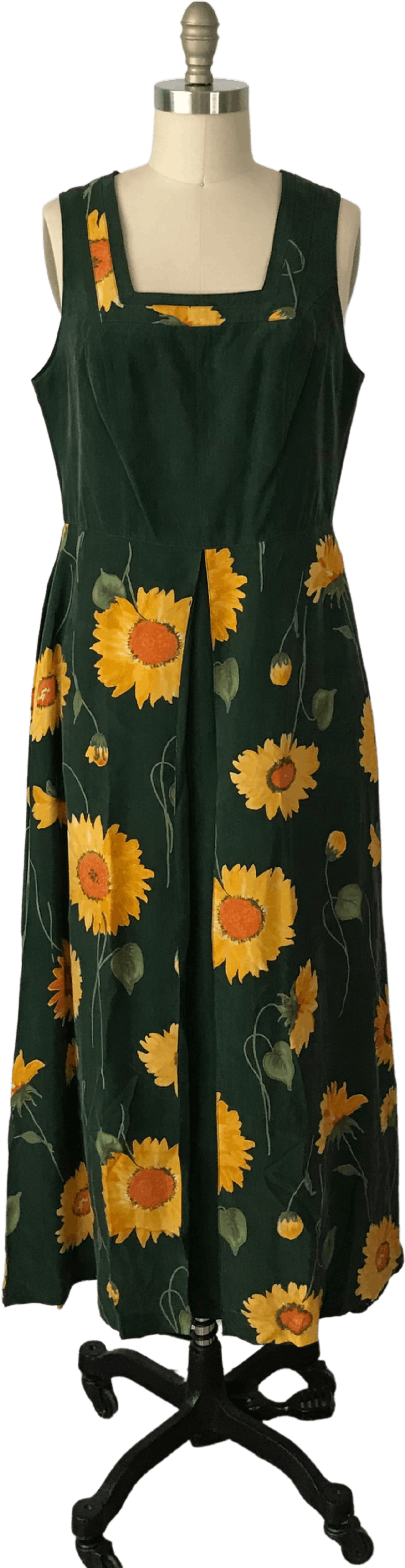 Vintage 90 S German Dirndl Sunflower Dress By Distlr Shop Thrilling
