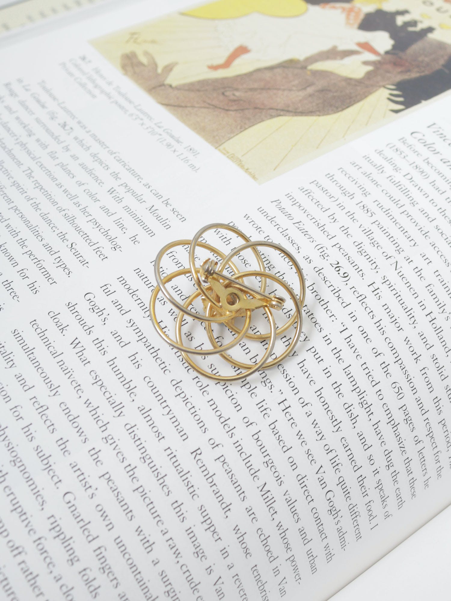Vintage 70's Circle and Gem Pin | Shop THRILLING