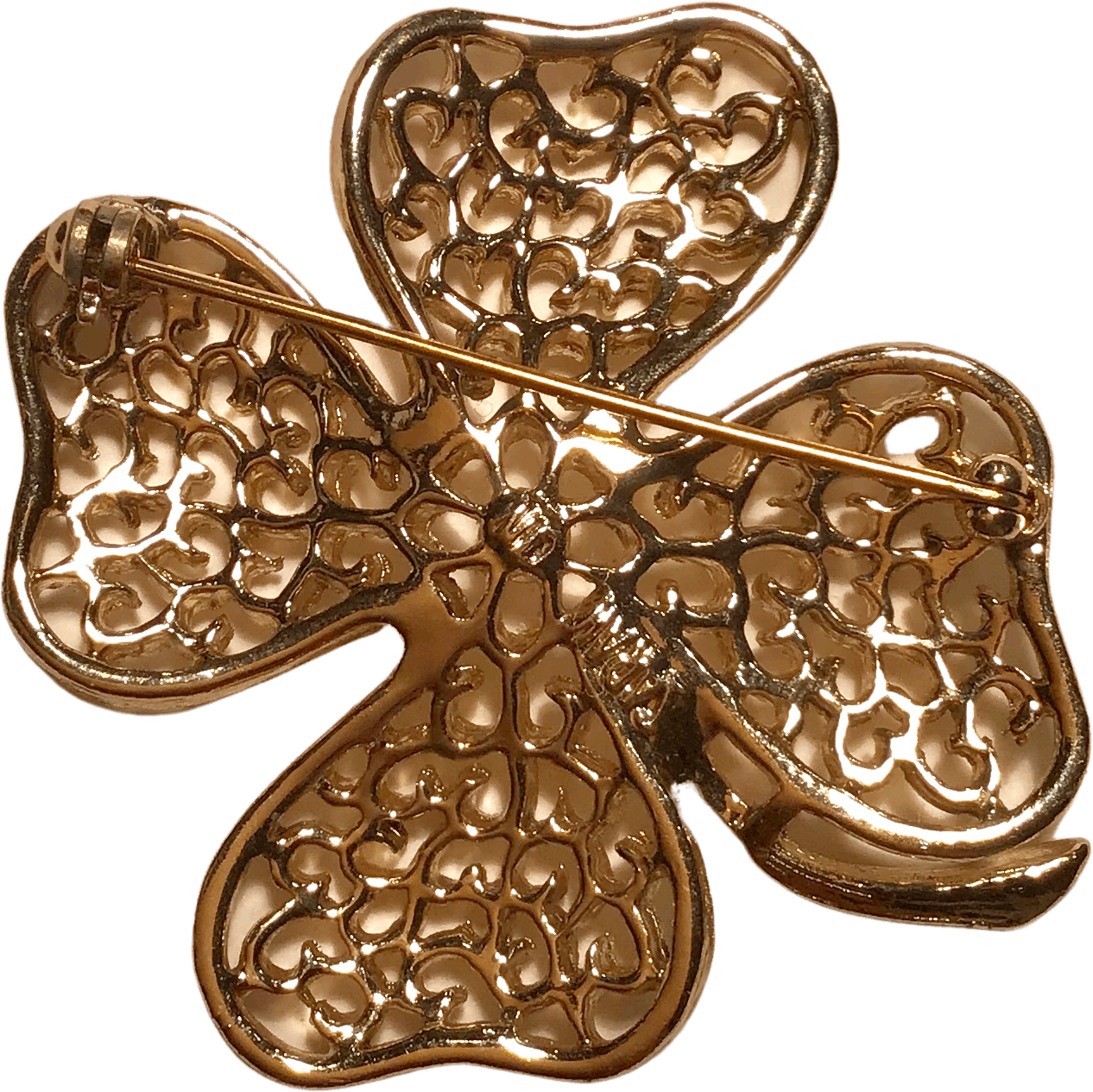 Vintage Four Leaf Clover Pin | Shop THRILLING