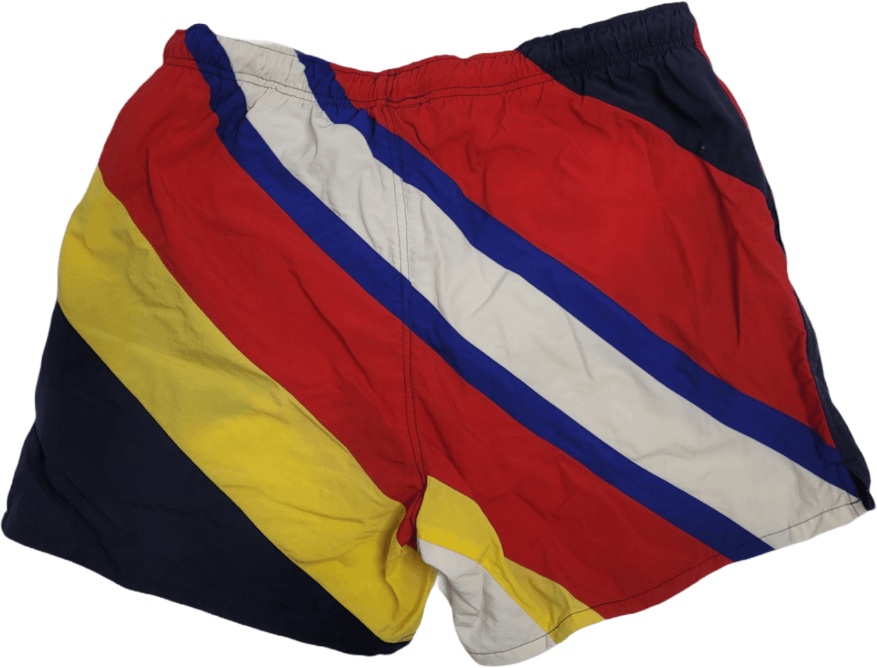 Vintage 90's Colorblock Swim Trunks by Tommy Hilfiger | Shop THRILLING