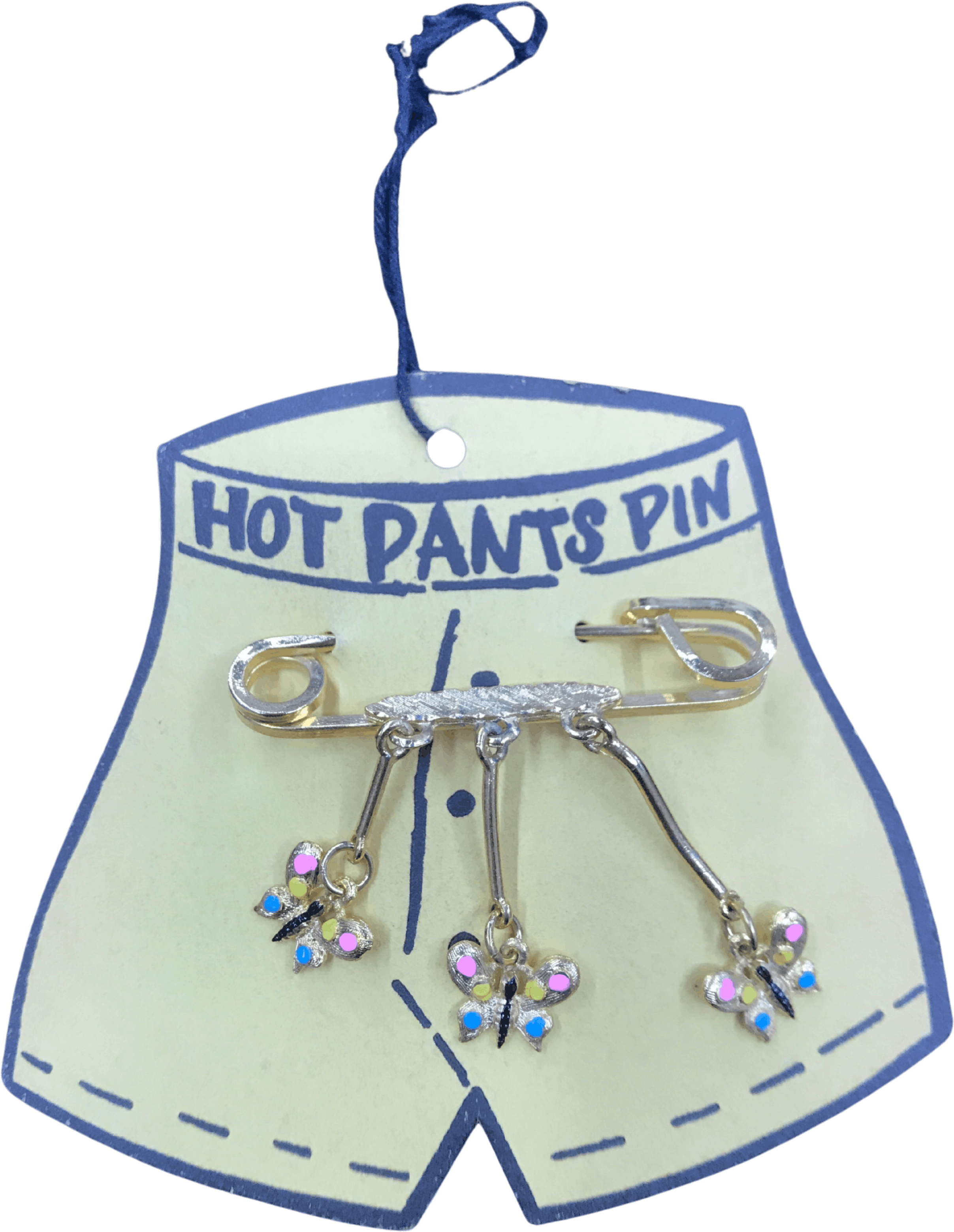 Vintage 70's Deadstock Butterfly Dangle Pin by Hot Pants | Shop THRILLING