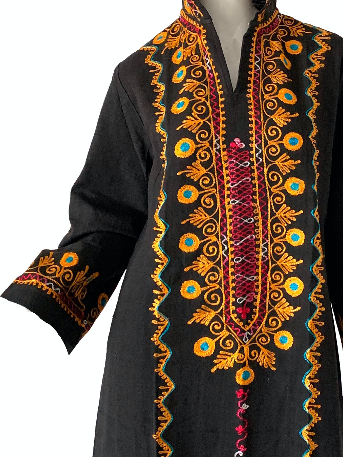 Vintage 70's Indian Gauze Hooded Caftan Dress | Shop THRILLING
