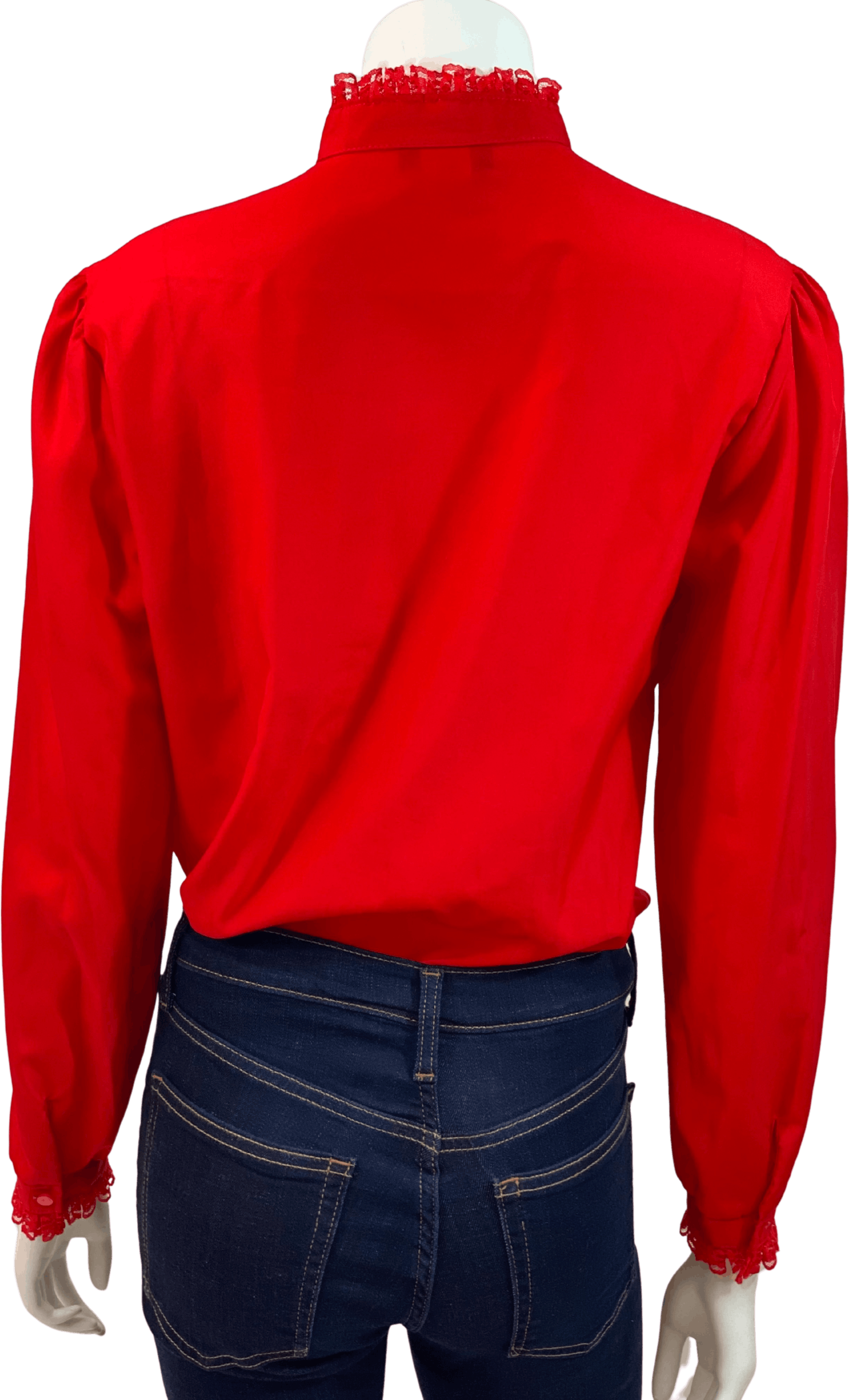 Vintage Holiday Ruffles Blouse by Rhapsody | Shop THRILLING