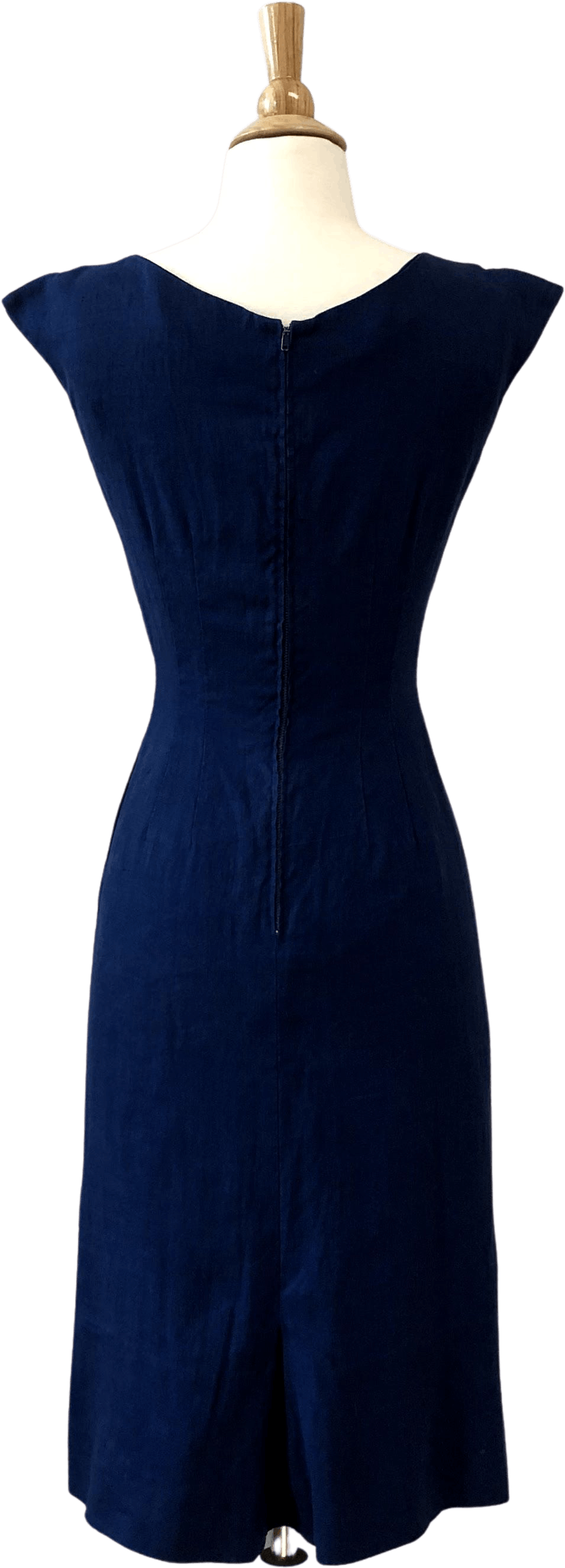 Vintage 50’s Navy Blue Wiggle Dress | Shop THRILLING
