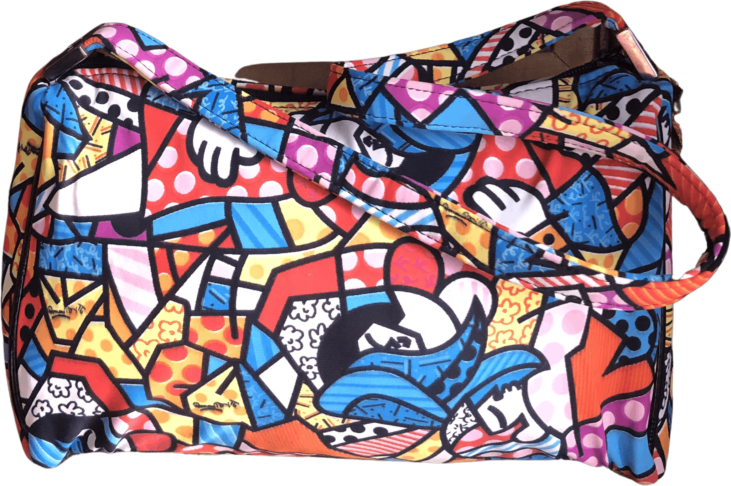 Vintage Romero Britto Graphic Mini Bag by Donald J Pliner | Shop THRILLING