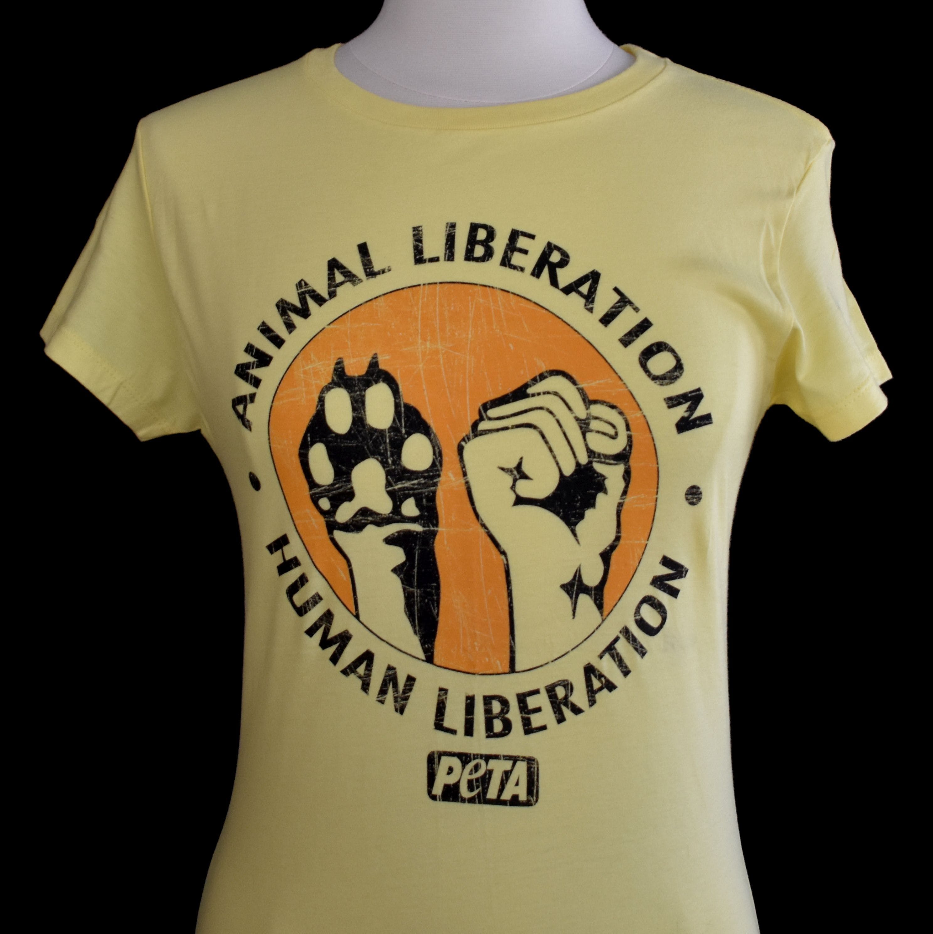 Vintage 90's Peta Animal Liberation Tee by Zion Rootswear | Shop THRILLING