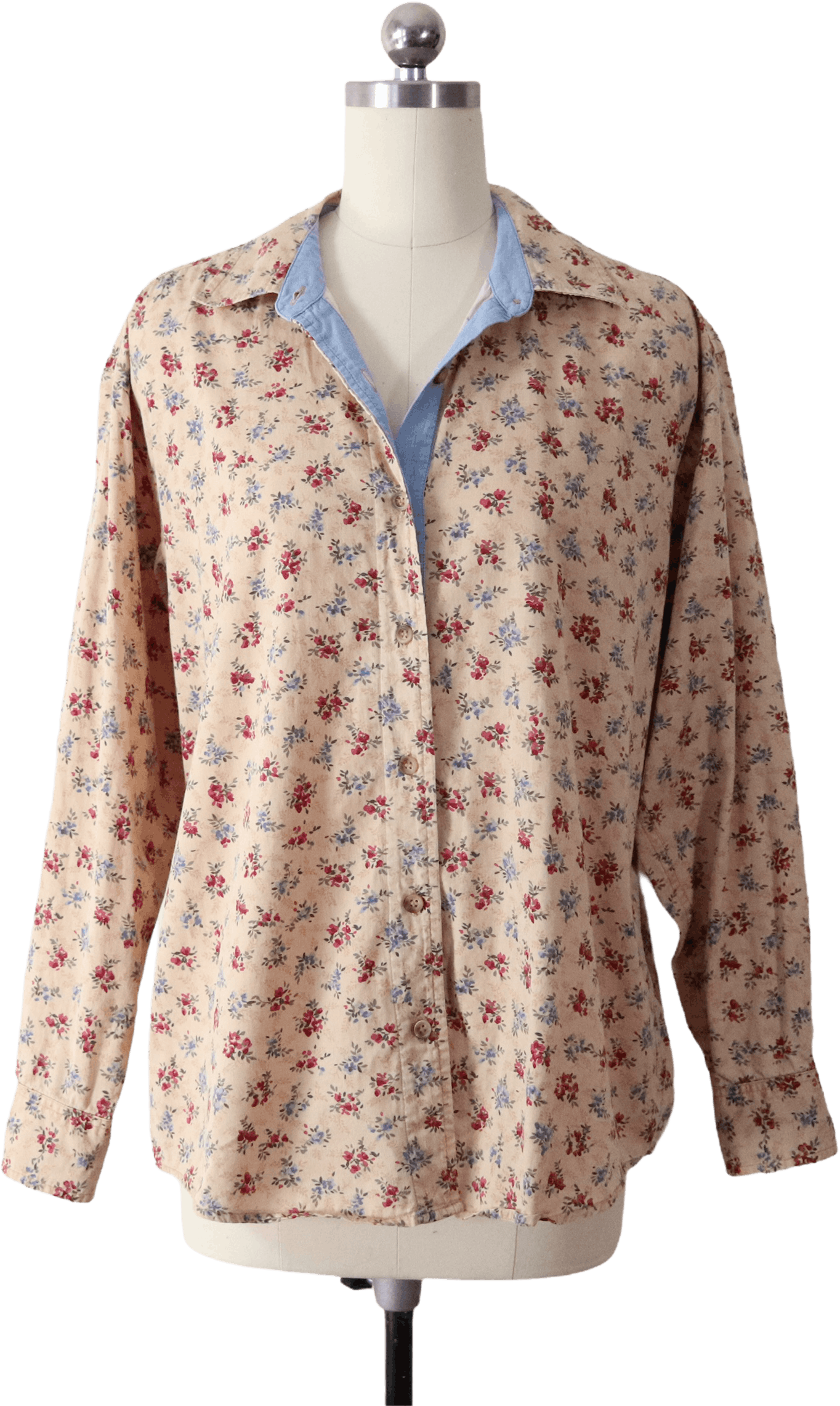 Vintage 90's Prairie Floral Print Button Up Shirt | Shop THRILLING
