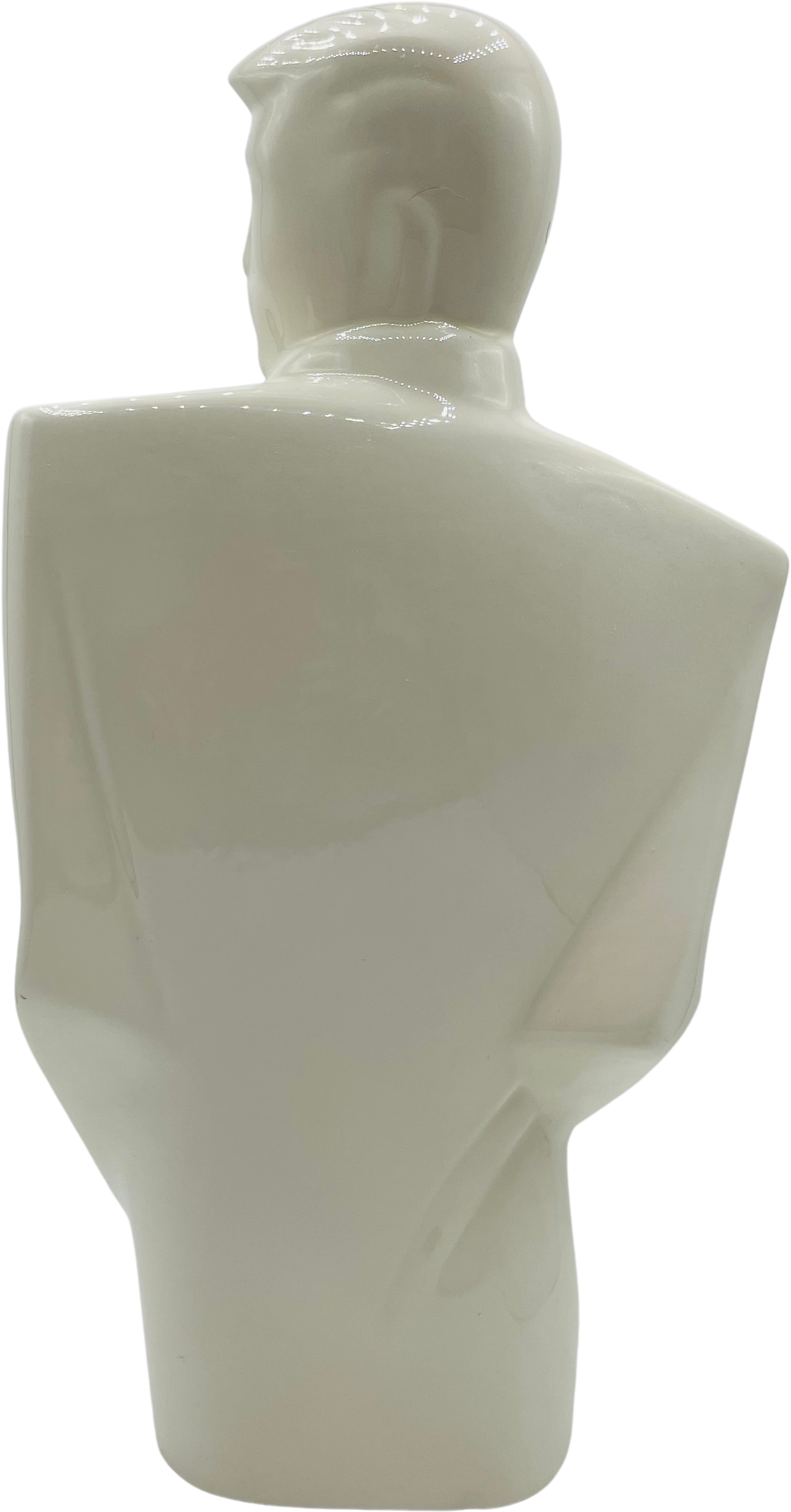 Vintage 80s Modernist Ceramic Rick Bust Statue By Lindsey Balkweill ...