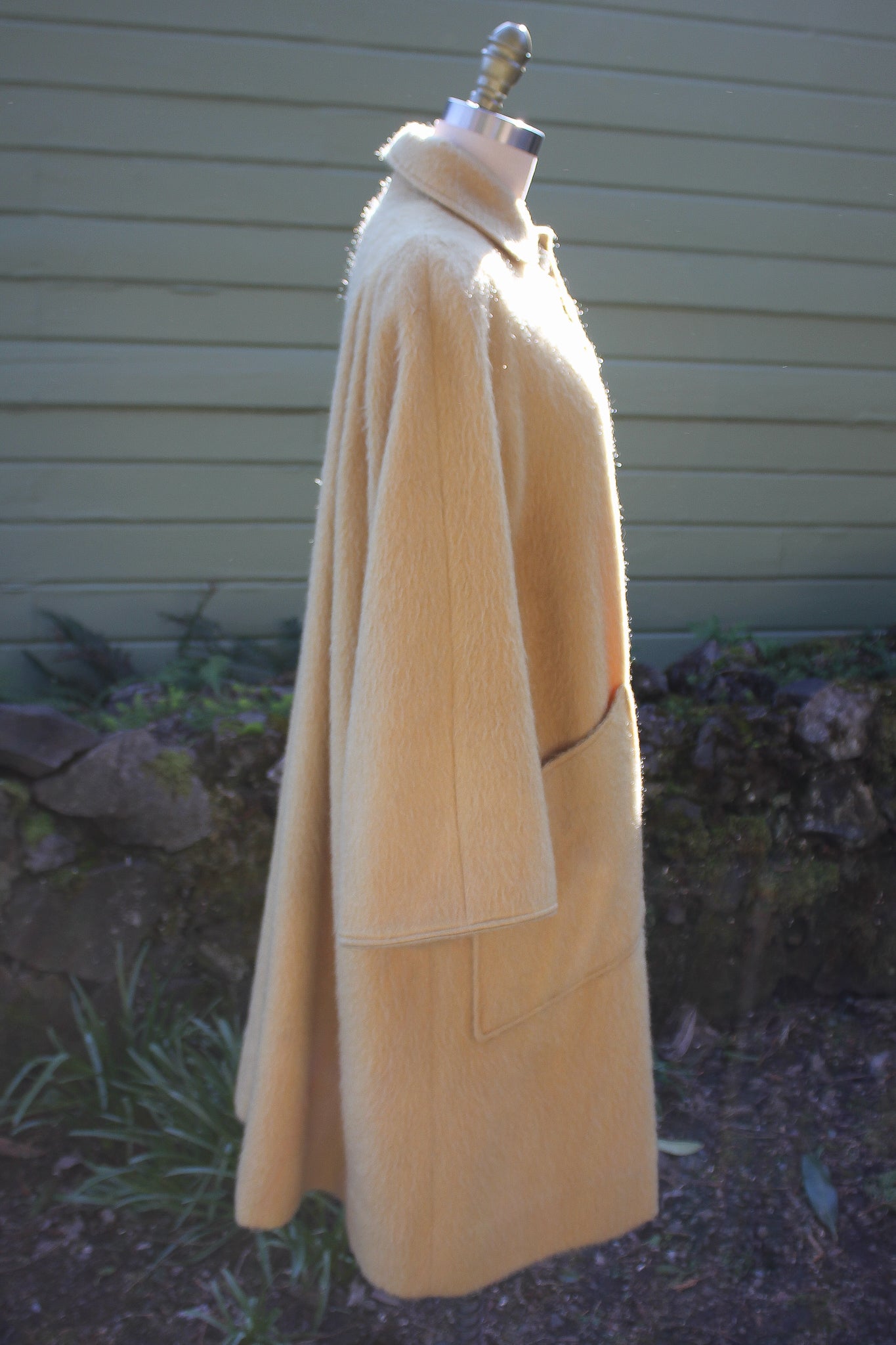 Vintage 50s/60s Yellow Stroock Women's Overcoat By Stroock | Shop THRILLING