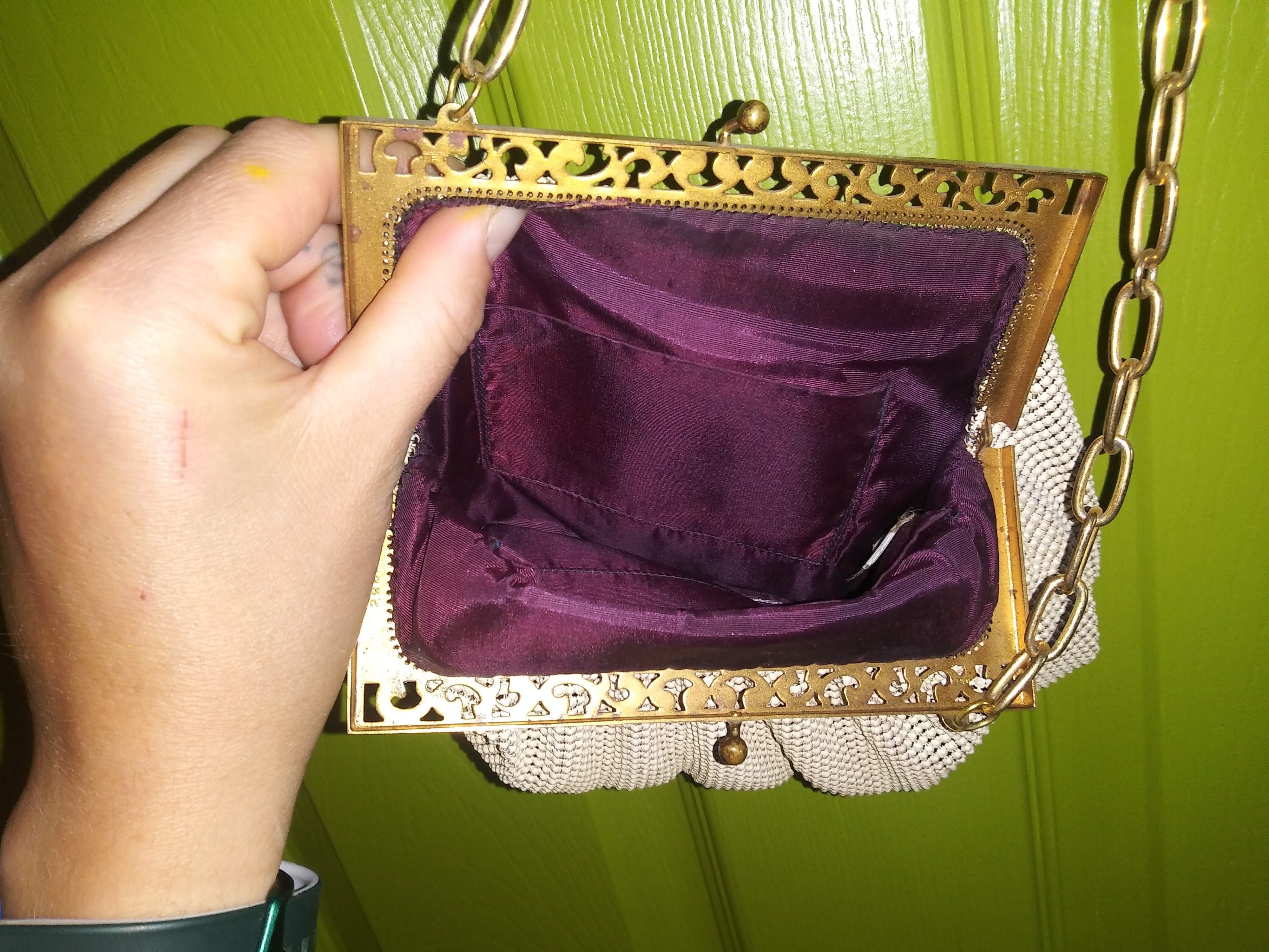 Vintage Chainmail Mesh Purse Crossbody by Whiting and Davis | Shop ...