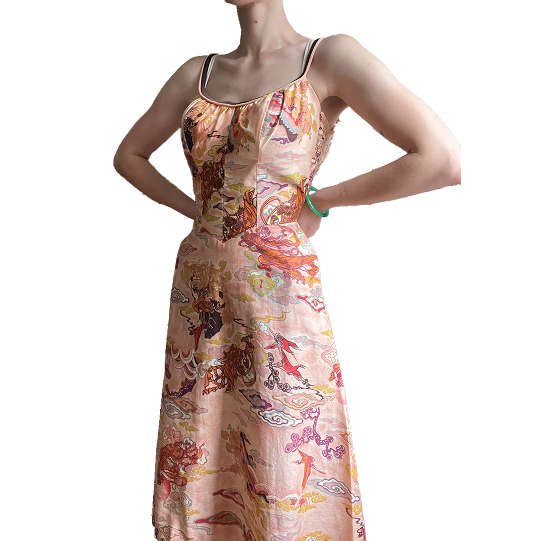 60s Vintage Pin Up Swim And Sundress Rare Print By Deweese Design ...