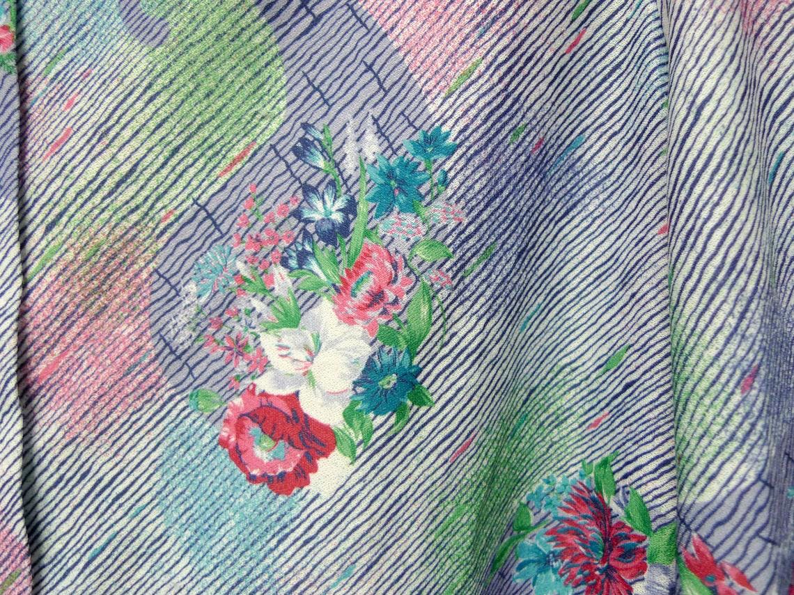 Vintage 70's Floral Print Long Sleeve Blouse by Lady Devon | Shop THRILLING