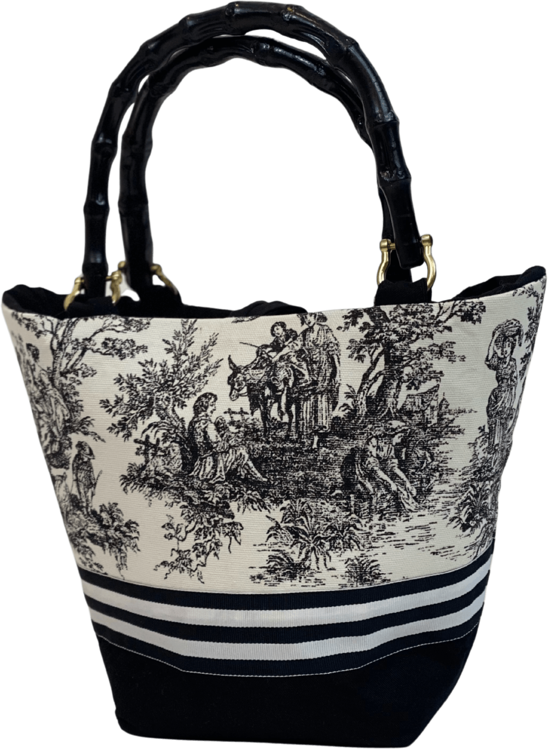 Vintage Classic Toile Bucket Bag | Shop THRILLING