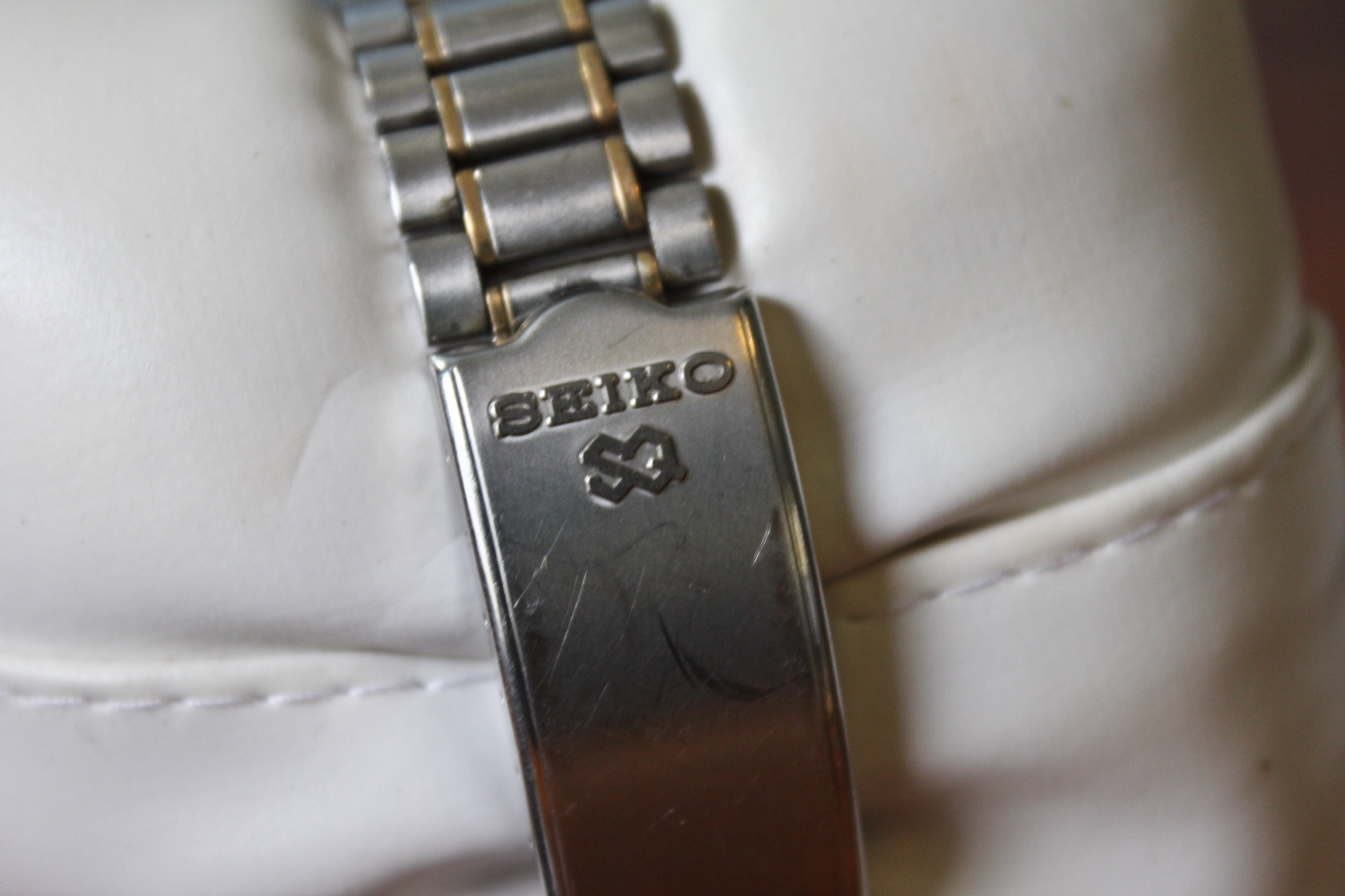 Vintage 80's Silver and Gold Men's Watch by Seiko | Shop THRILLING