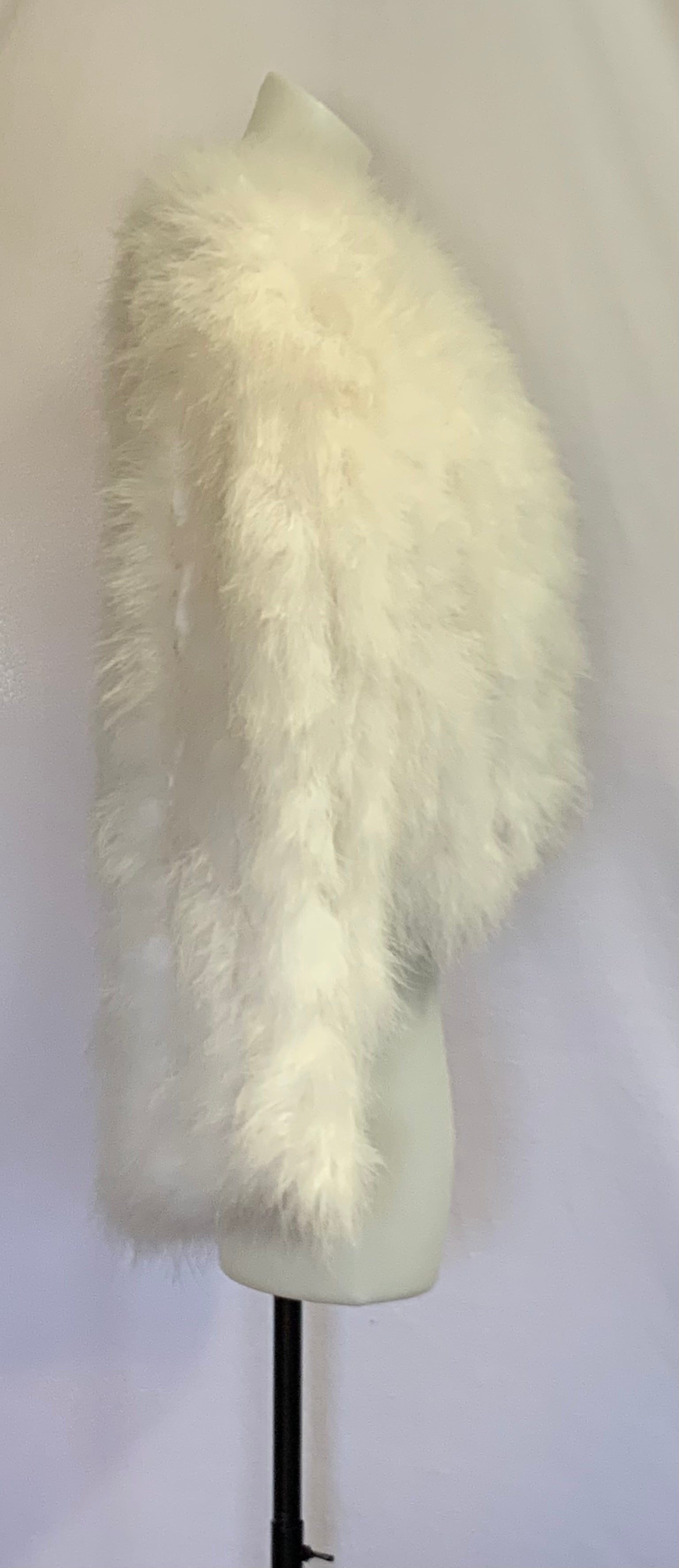 Vintage Very White Marabou Fur Jacket | Shop THRILLING