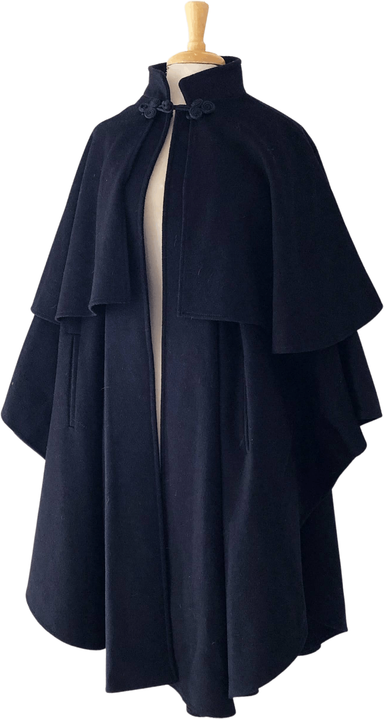 Vintage 80’s Wool Victorian Style Tiered Cape Coat by Capri | Shop ...