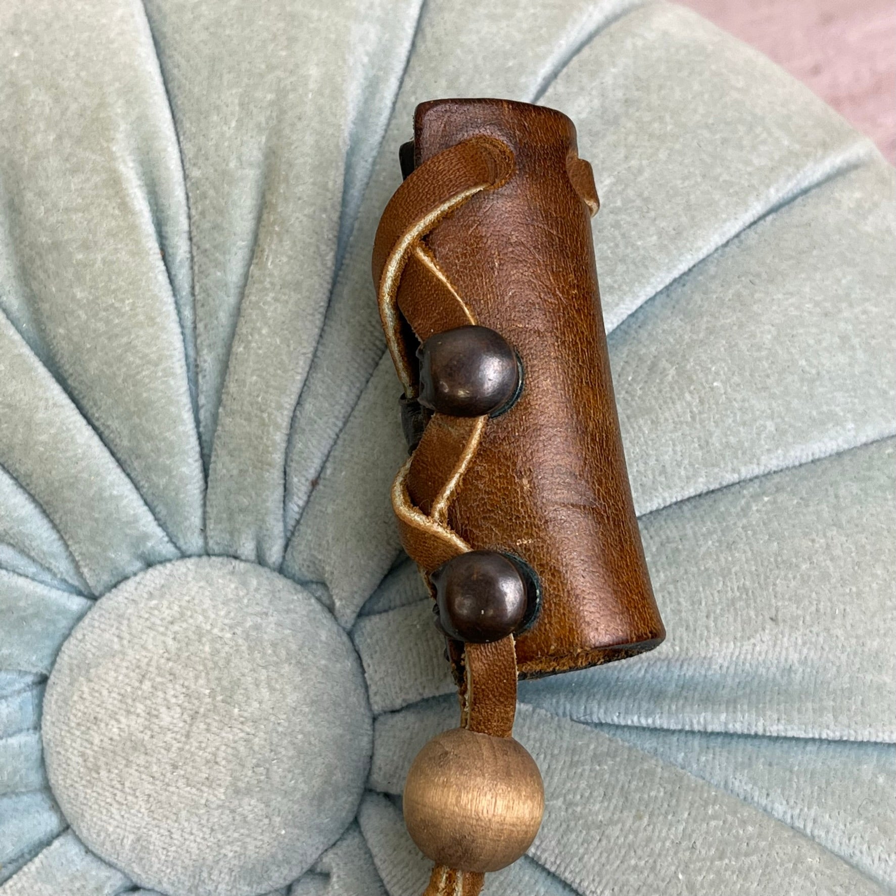 Vintage Leather Hair Wrap Hair Tie Braid Wrap Braid Holder | Shop THRILLING