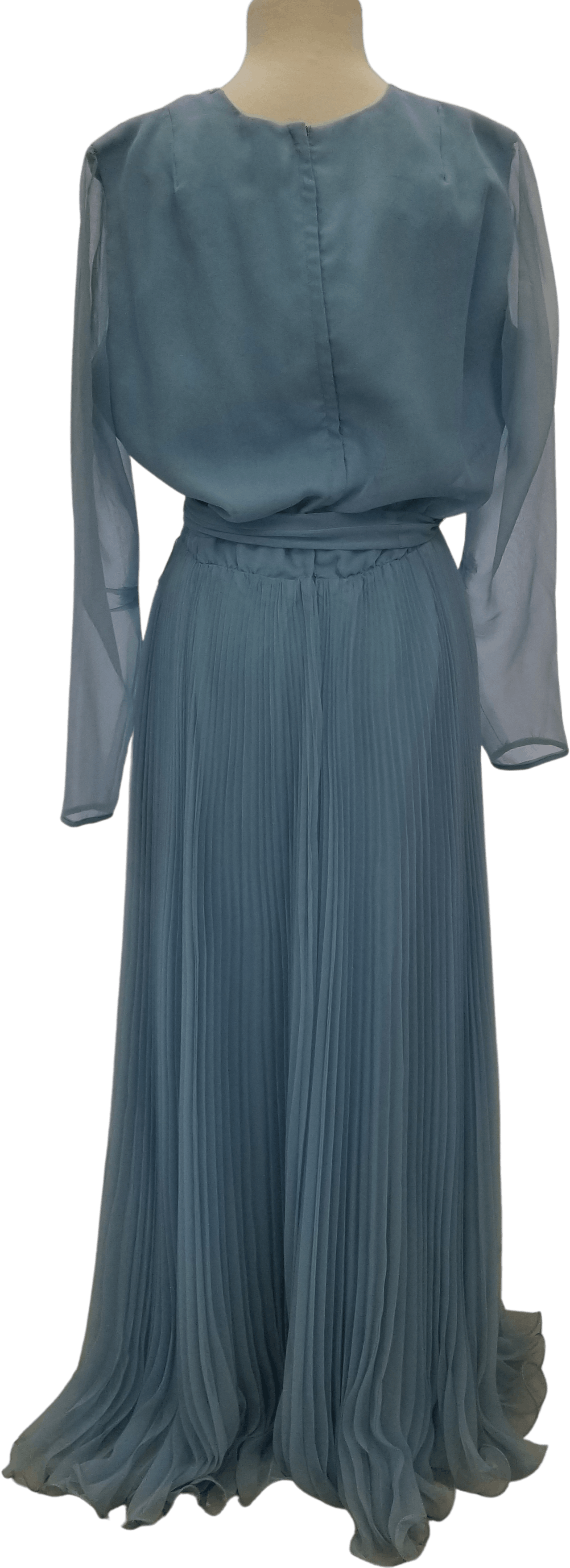 Vintage 60's V-Neck Chiffon Evening Gown by Miss Elliette | Shop THRILLING