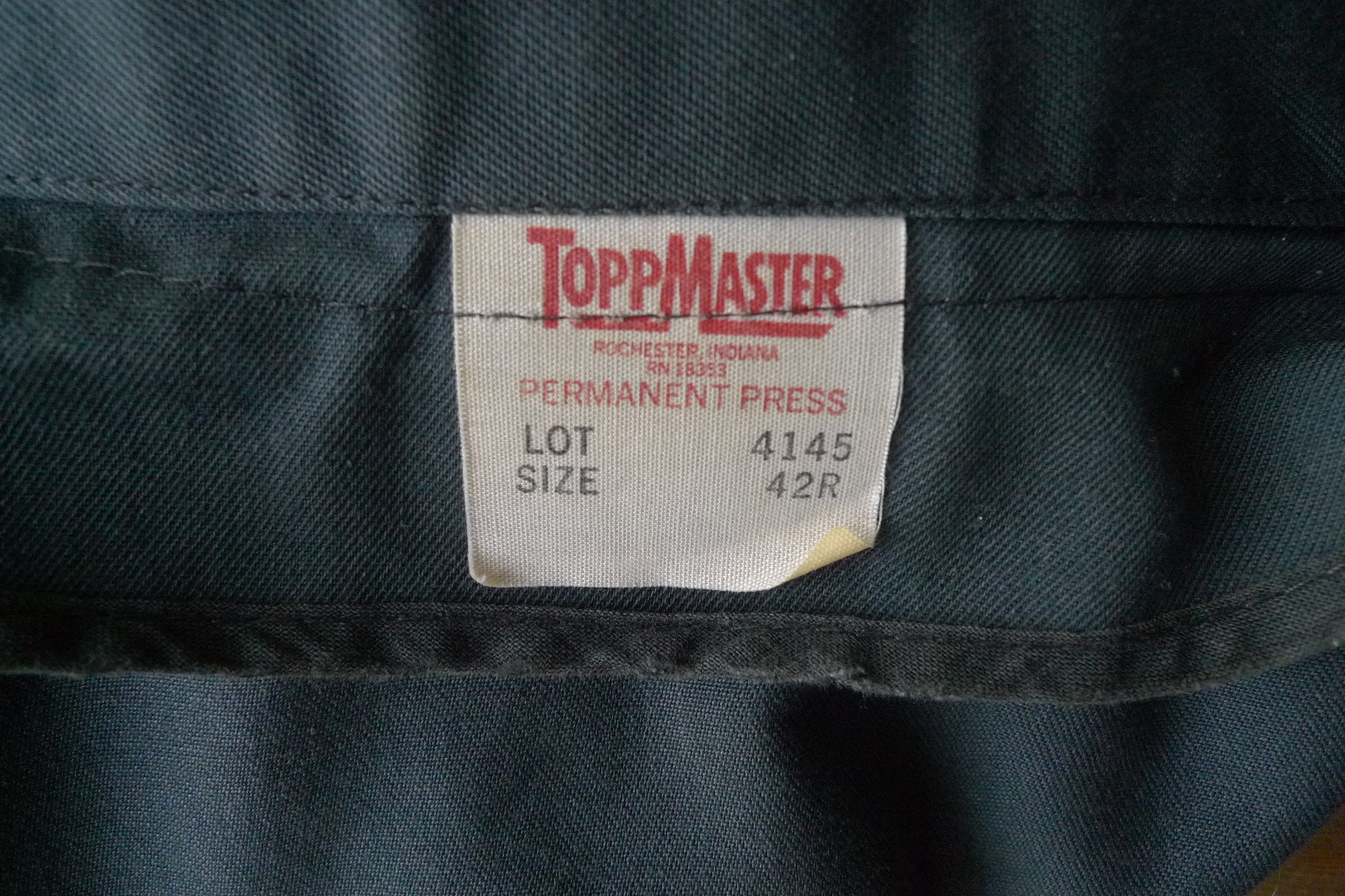 Vintage 70s L (42 R) * Harley Davidson Mechanics Work Jacket By Topp ...