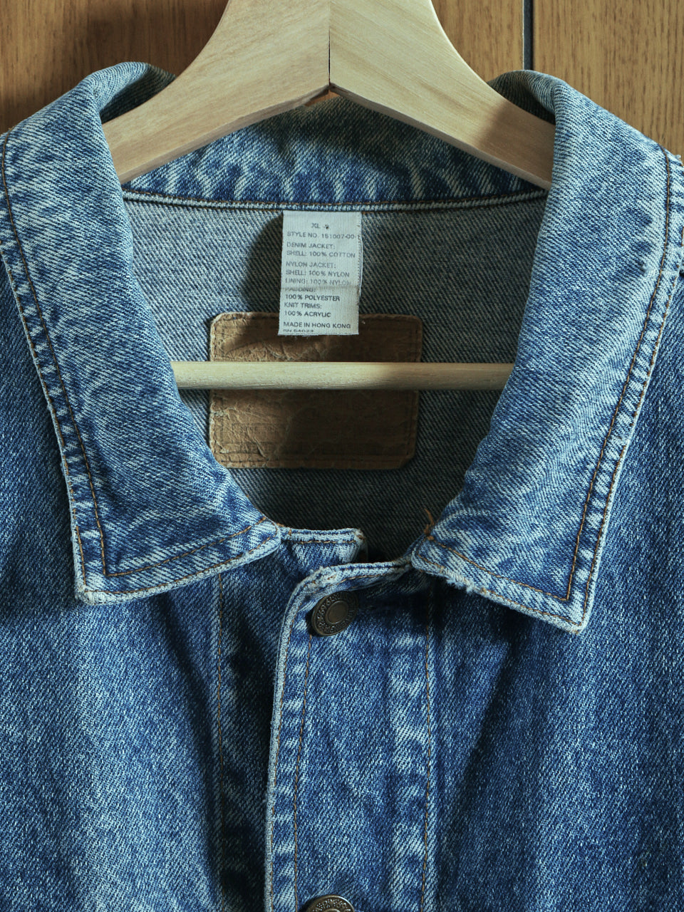 Vintage 80s Denim Jacket With Hidden Zipper By Gap | Shop THRILLING