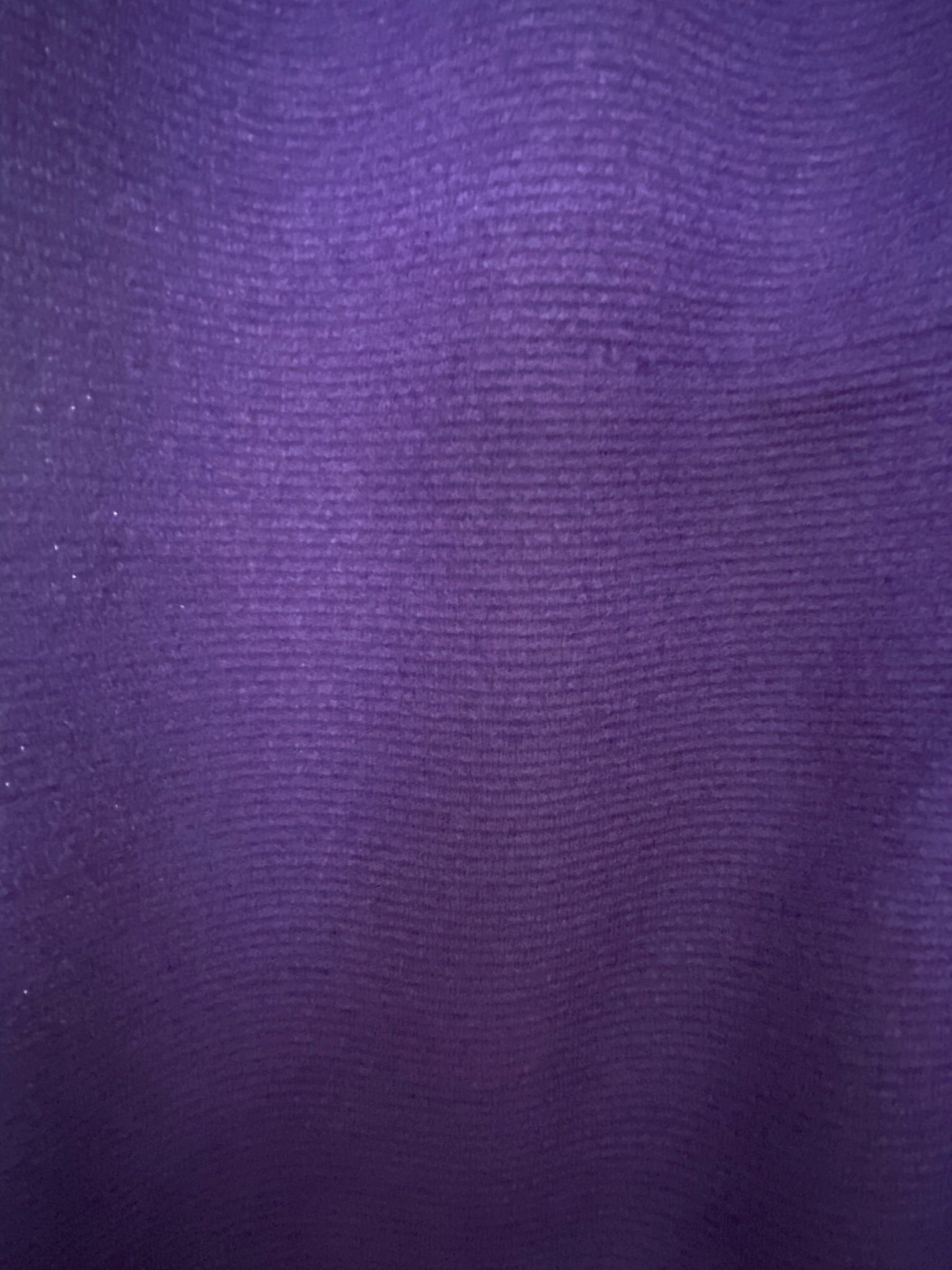 Vintage 60s/70s Short Sleeve Deep Purple Shift With Ribbed Texture By A ...